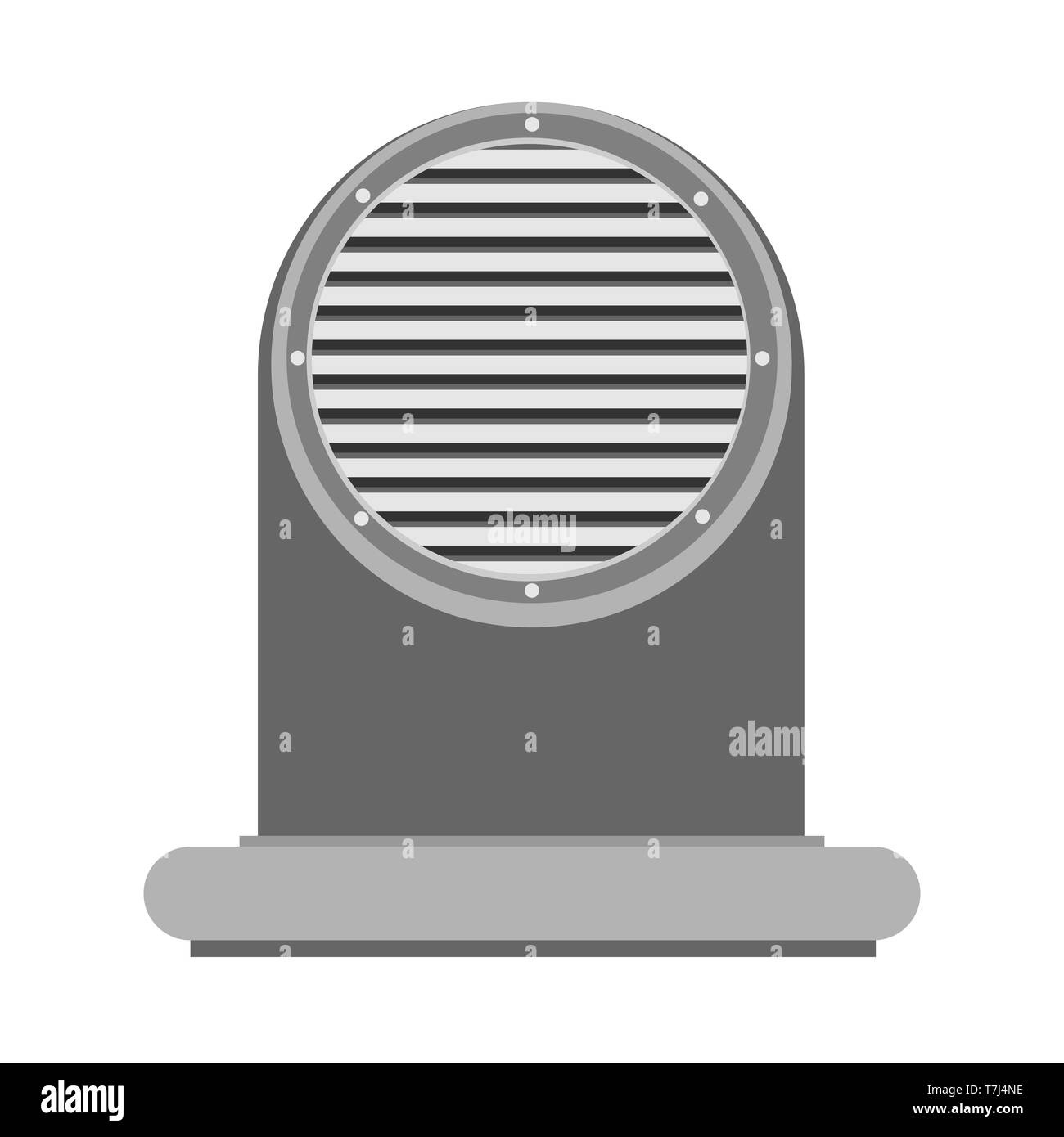 Old pipe with inside view Stock Vector Images - Alamy