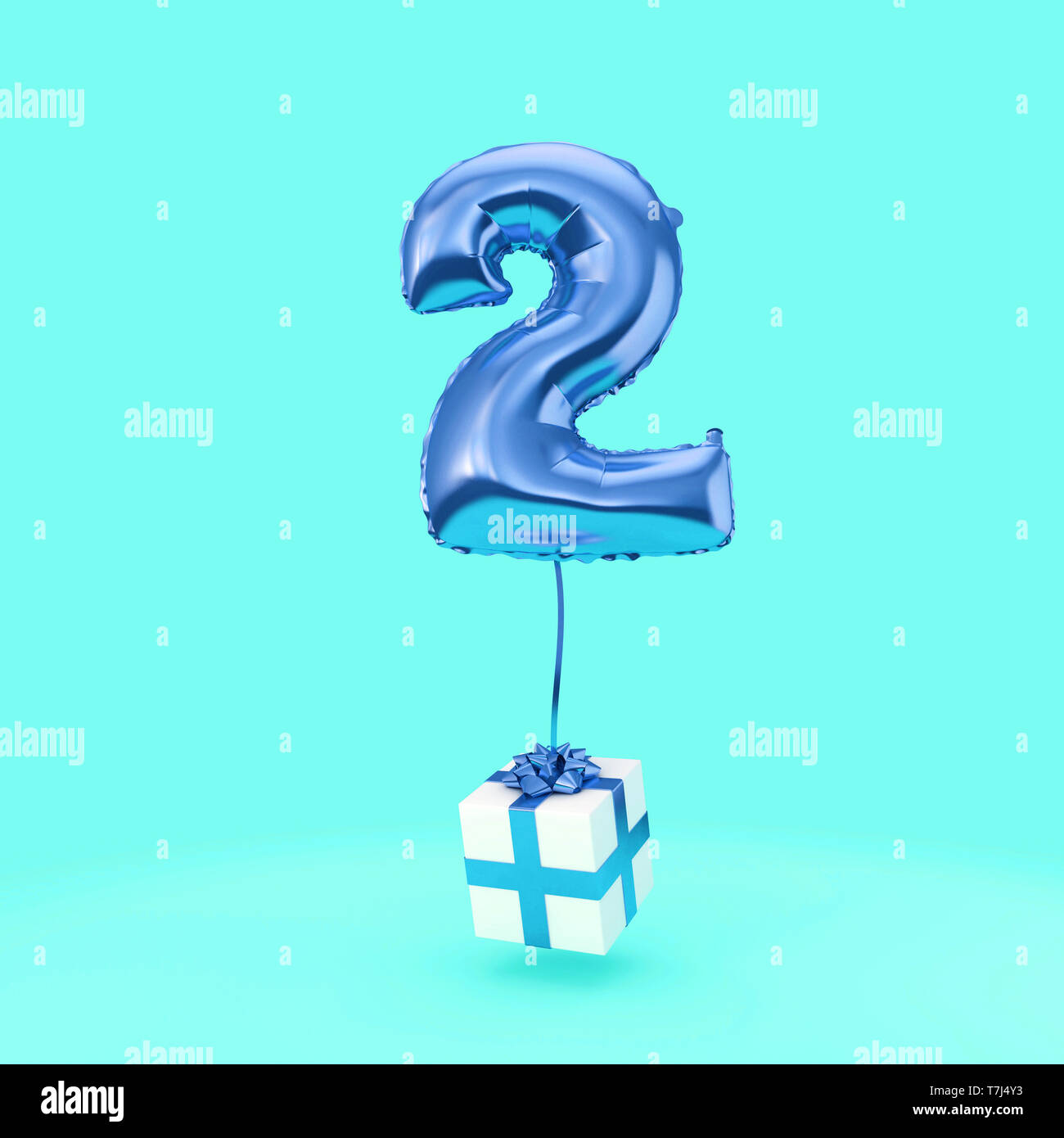 Number 2 balloon hi-res stock photography and images - Alamy