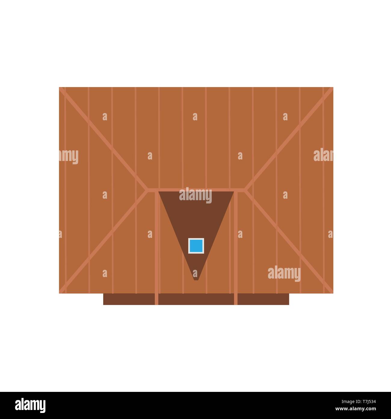 House top view building real estate vector icon. Home isolated white ...