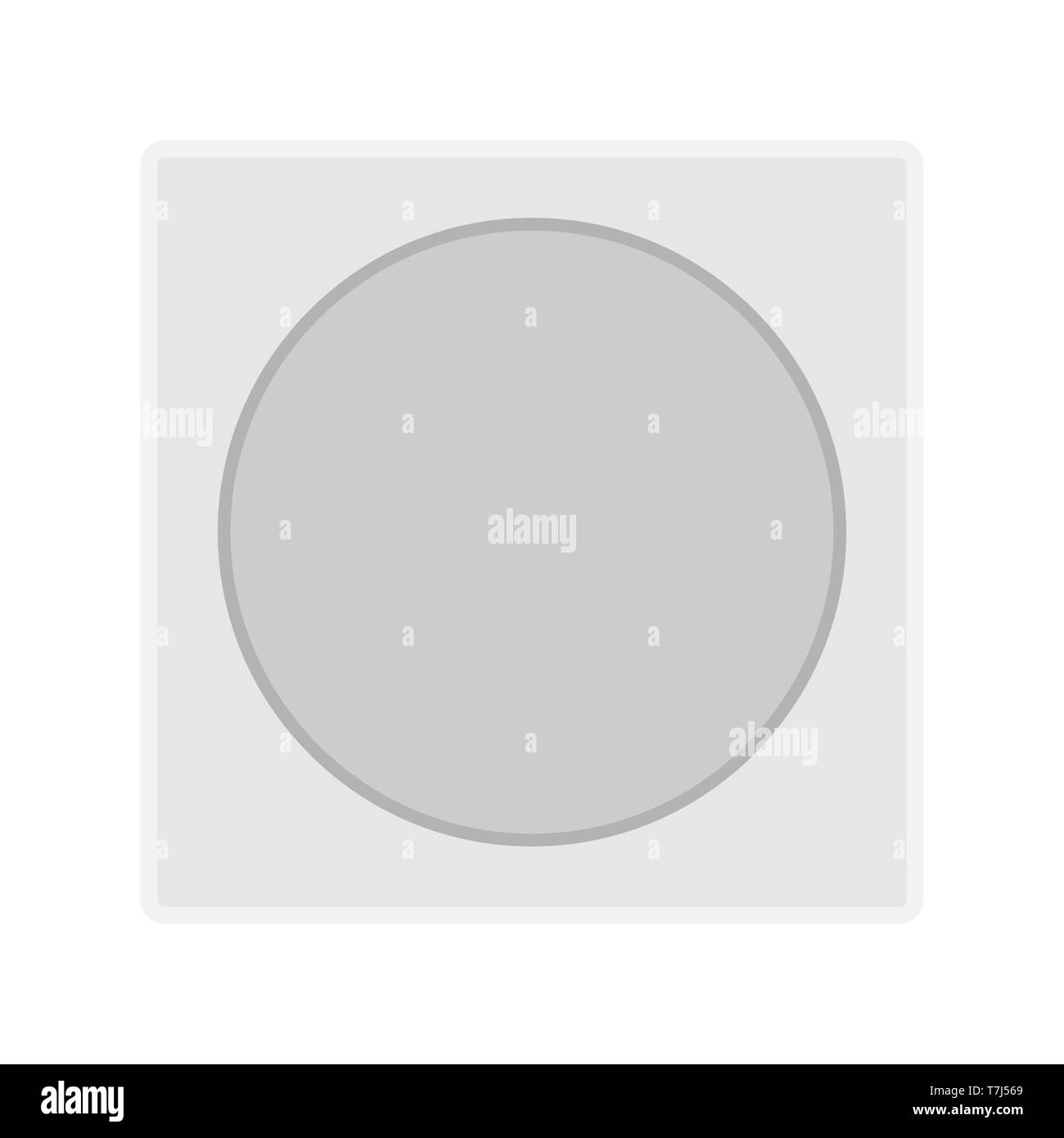 Round light switch technology illustration icon equipment vector icon ...