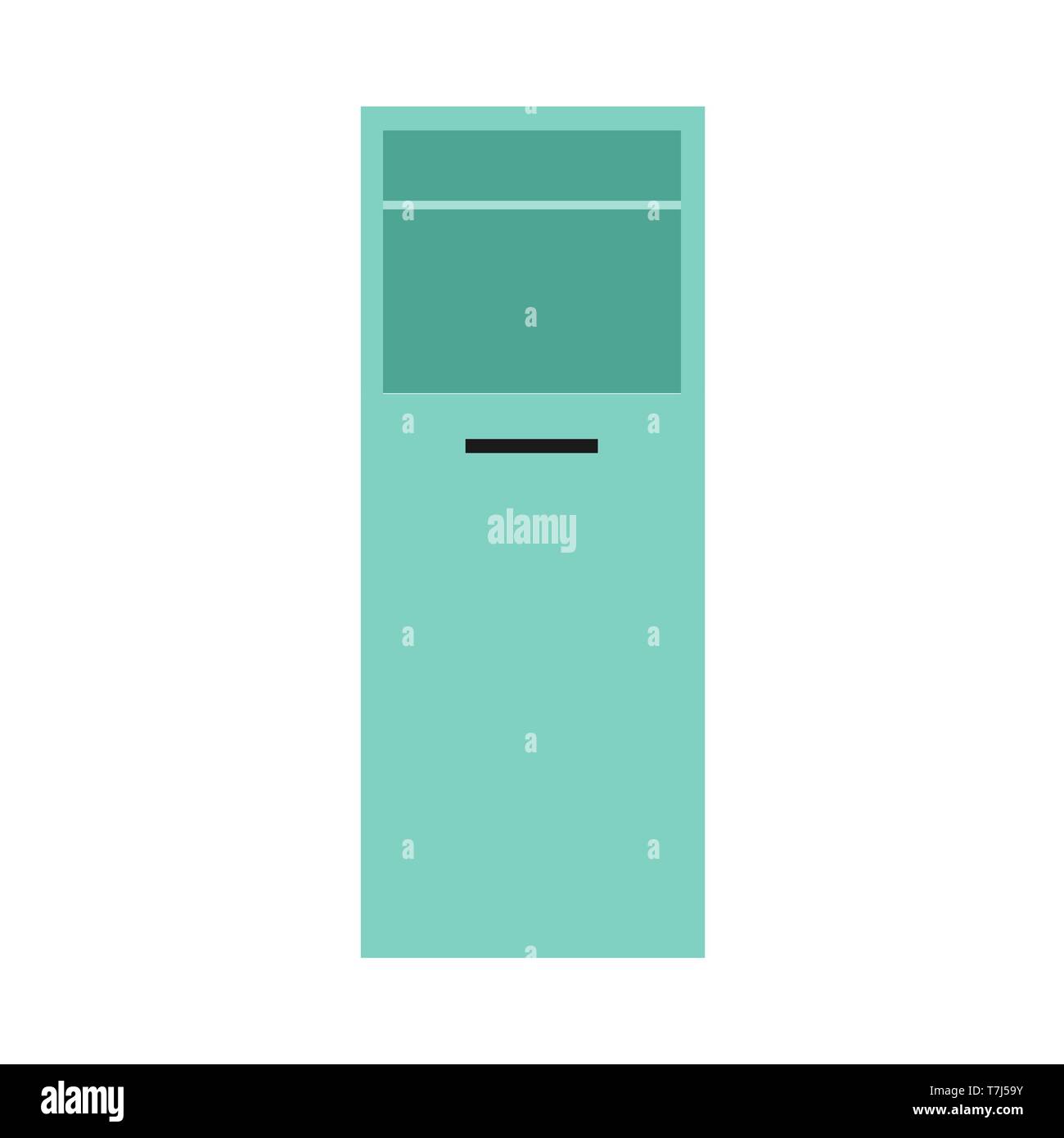 Case furniture object style concept flat equipment job drawer. Vector ...