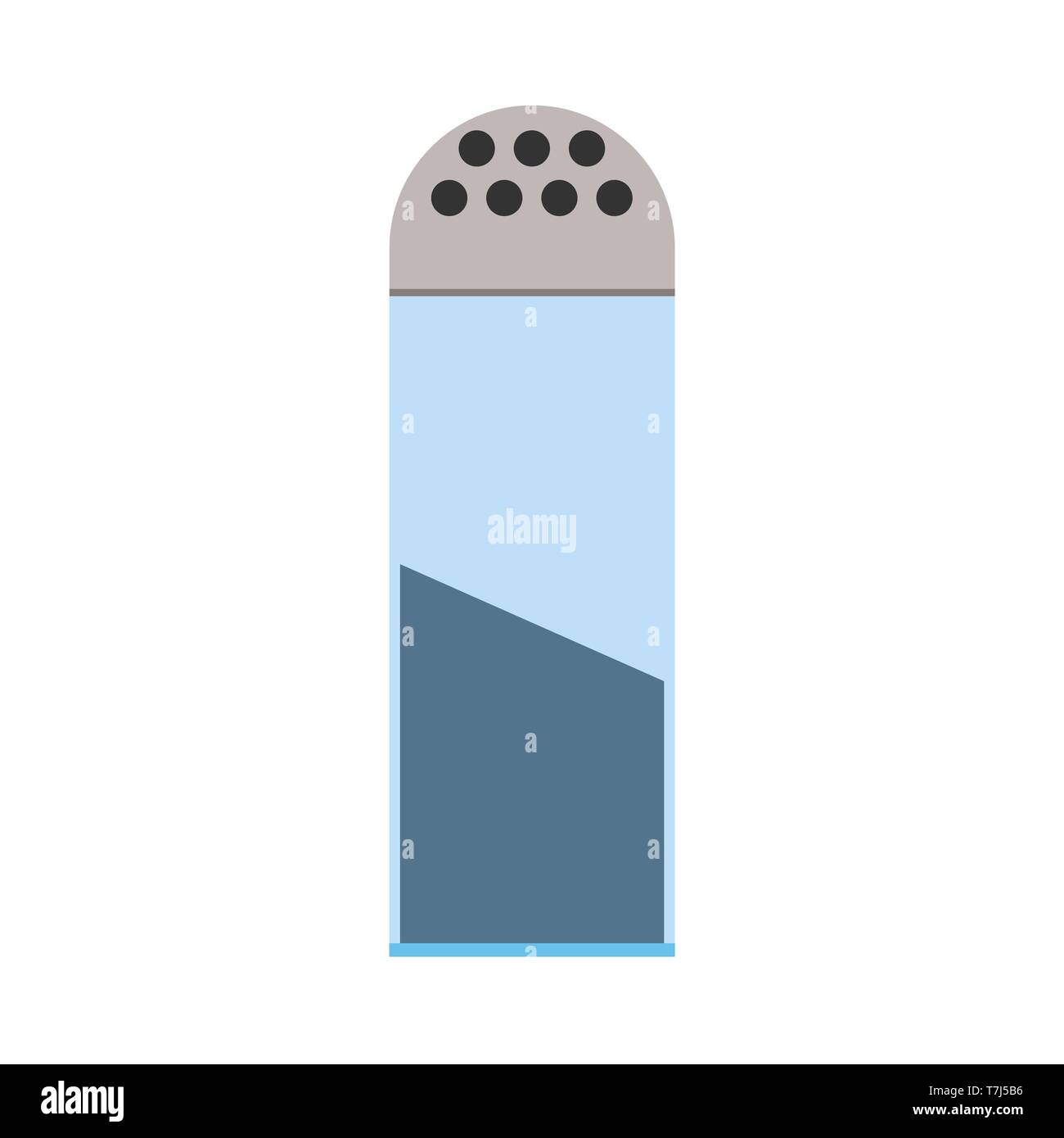 Salt shaker flavor cuisine mineral spicy salt grinder vector ...