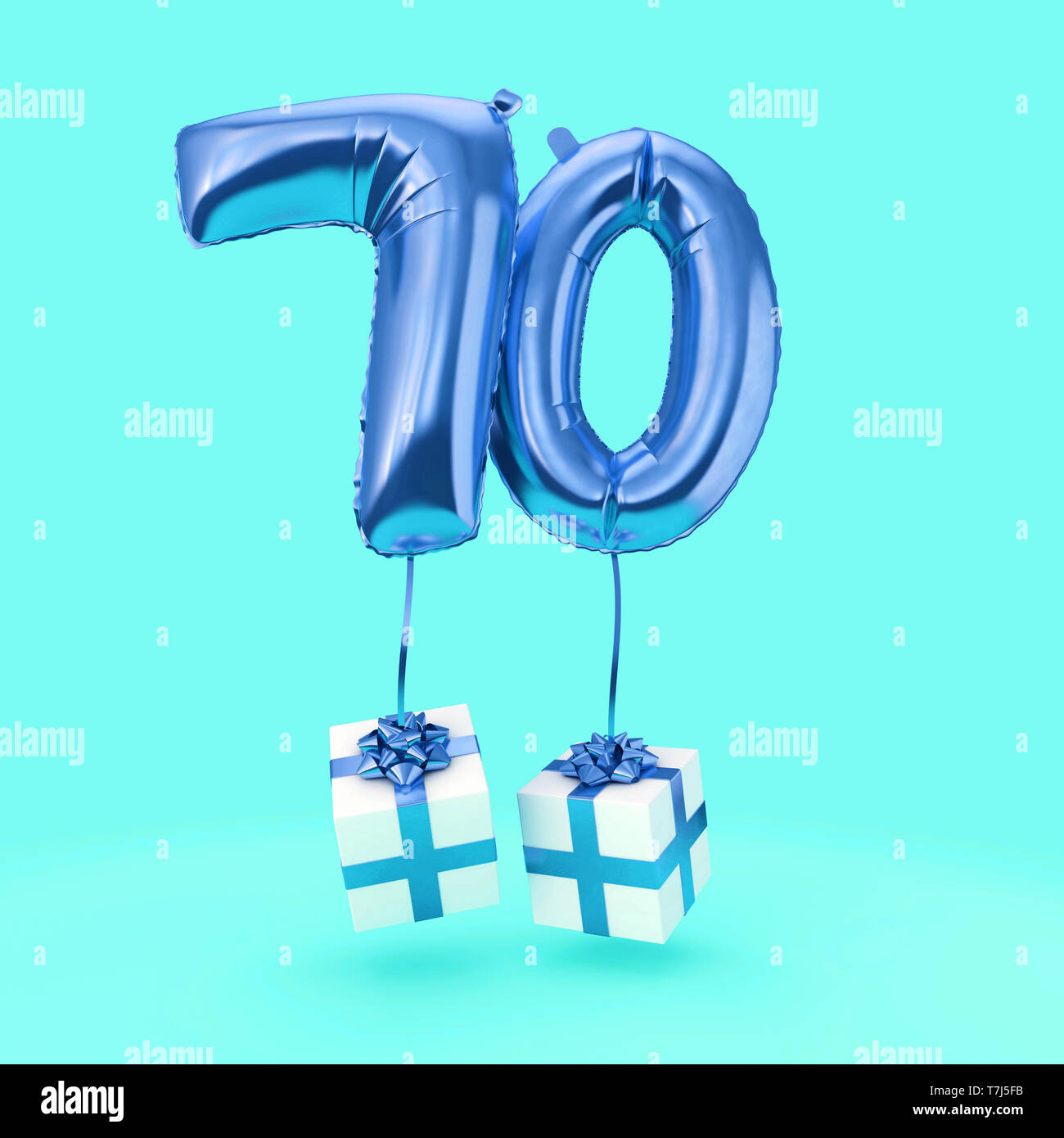 70th birthday balloon hi-res stock photography and images - Alamy