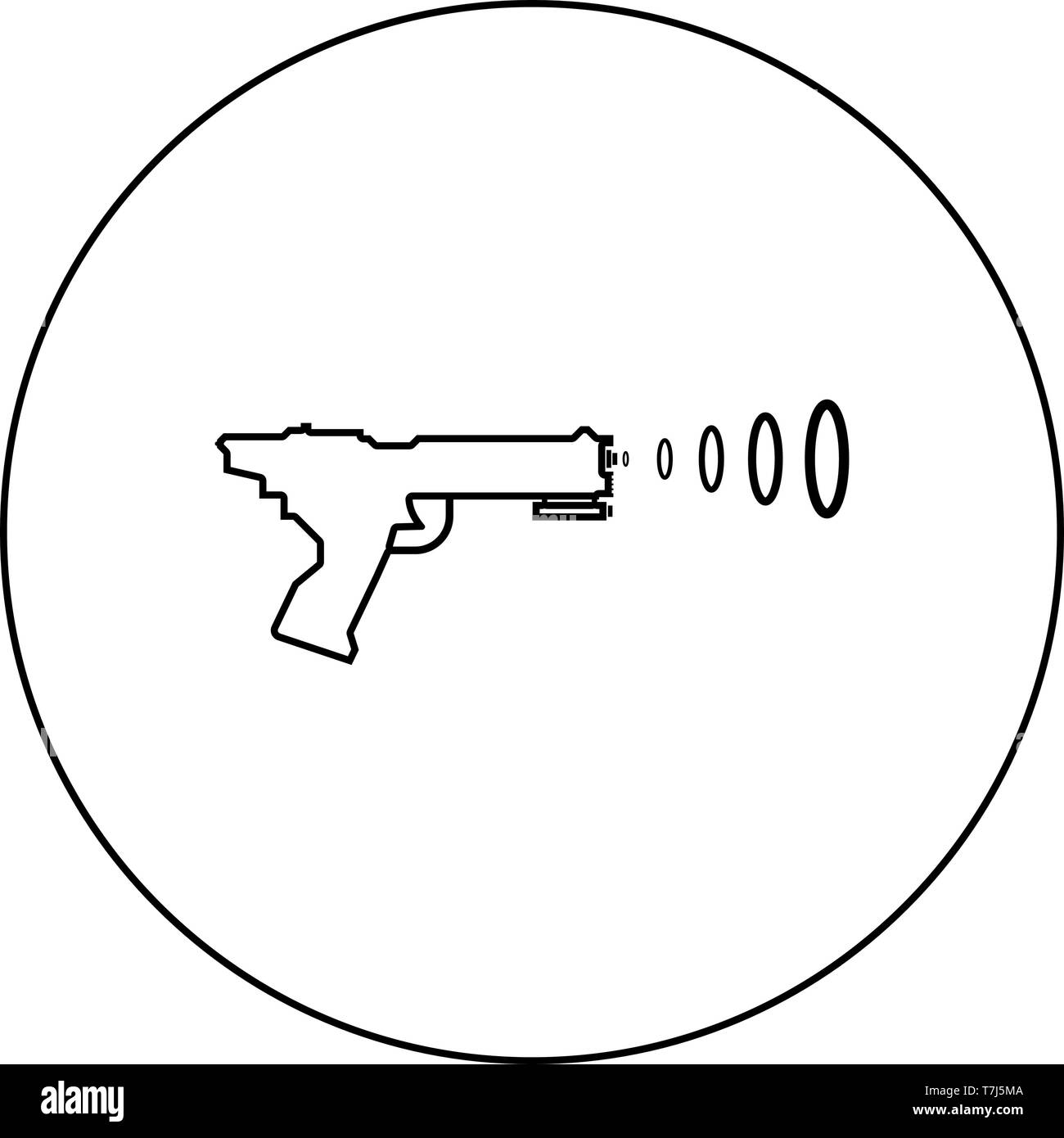 Space Blaster Children's Toy Futuristic gun Space gun shooting blaster ...