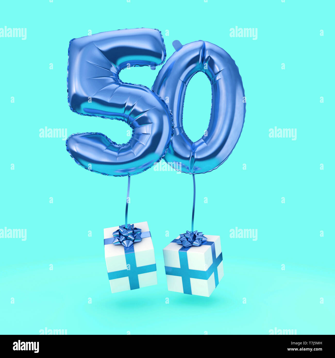 50th Birthday Balloon High Resolution Stock Photography and Images - Alamy