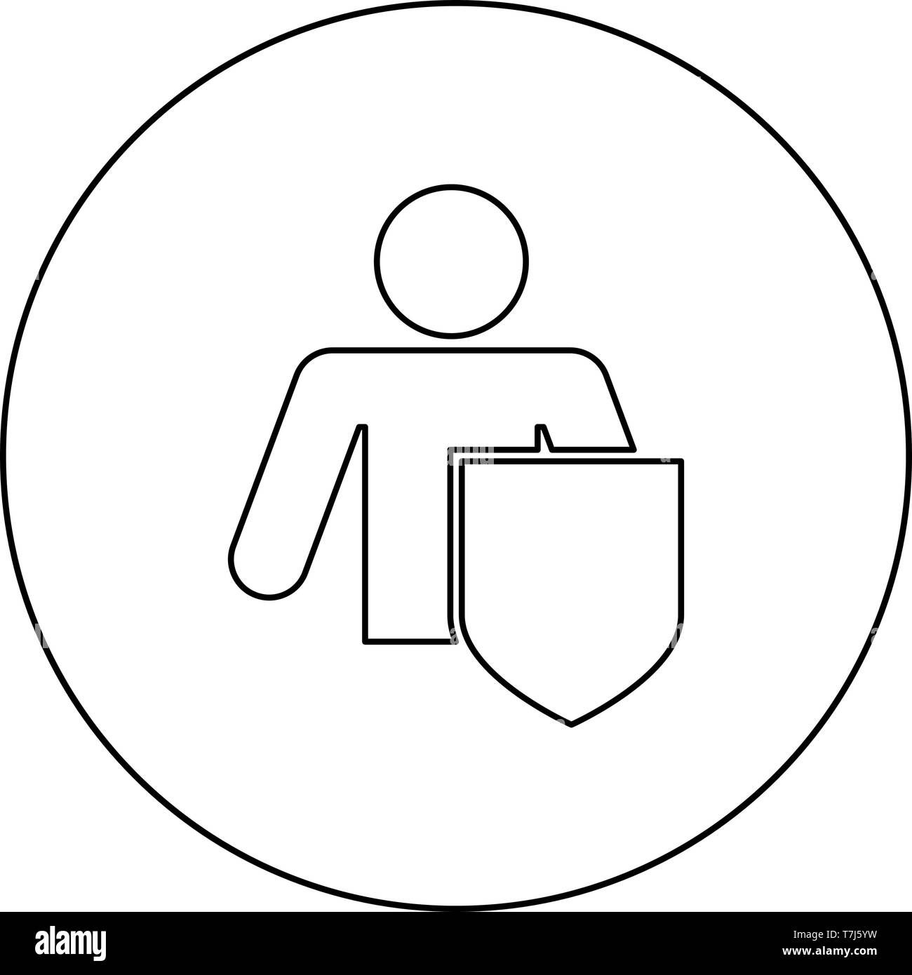 Man With Shield High Resolution Stock Photography and Images - Alamy