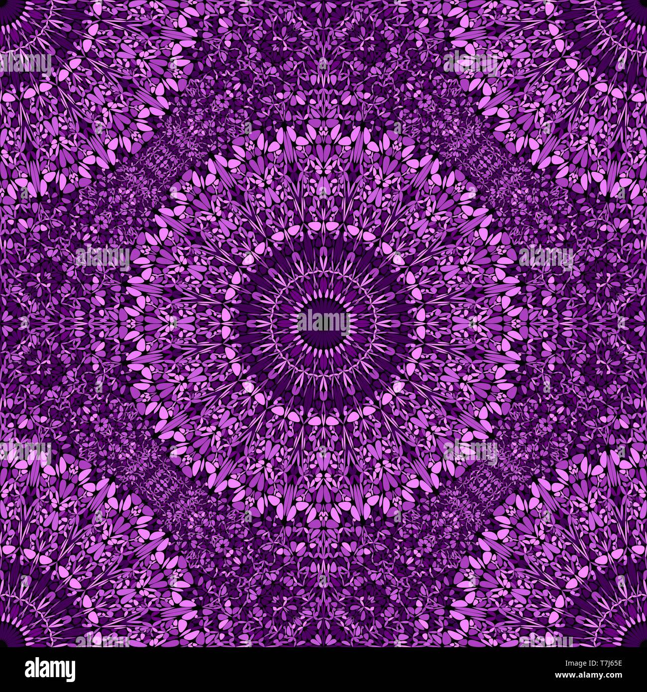 Violet abstract seamless kaleidoscope mandala pattern background art ...