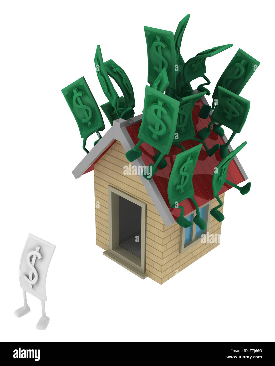 Homelessness cartoon hi-res stock photography and images - Alamy