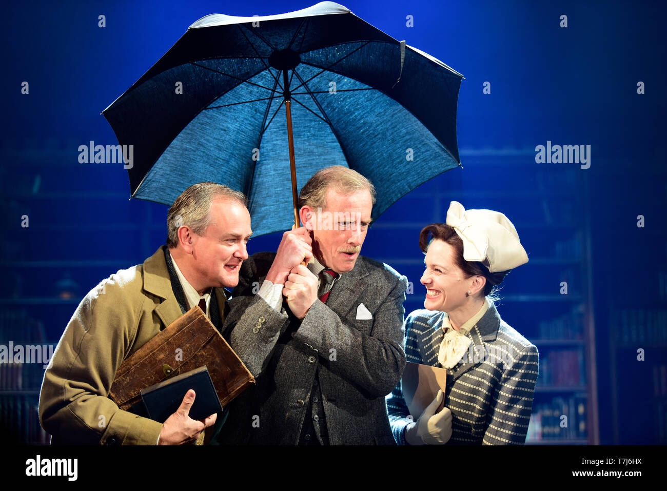 Left to right: Hugh Bonneville as C.S. Lewis, Andrew Havill as Warnie ...