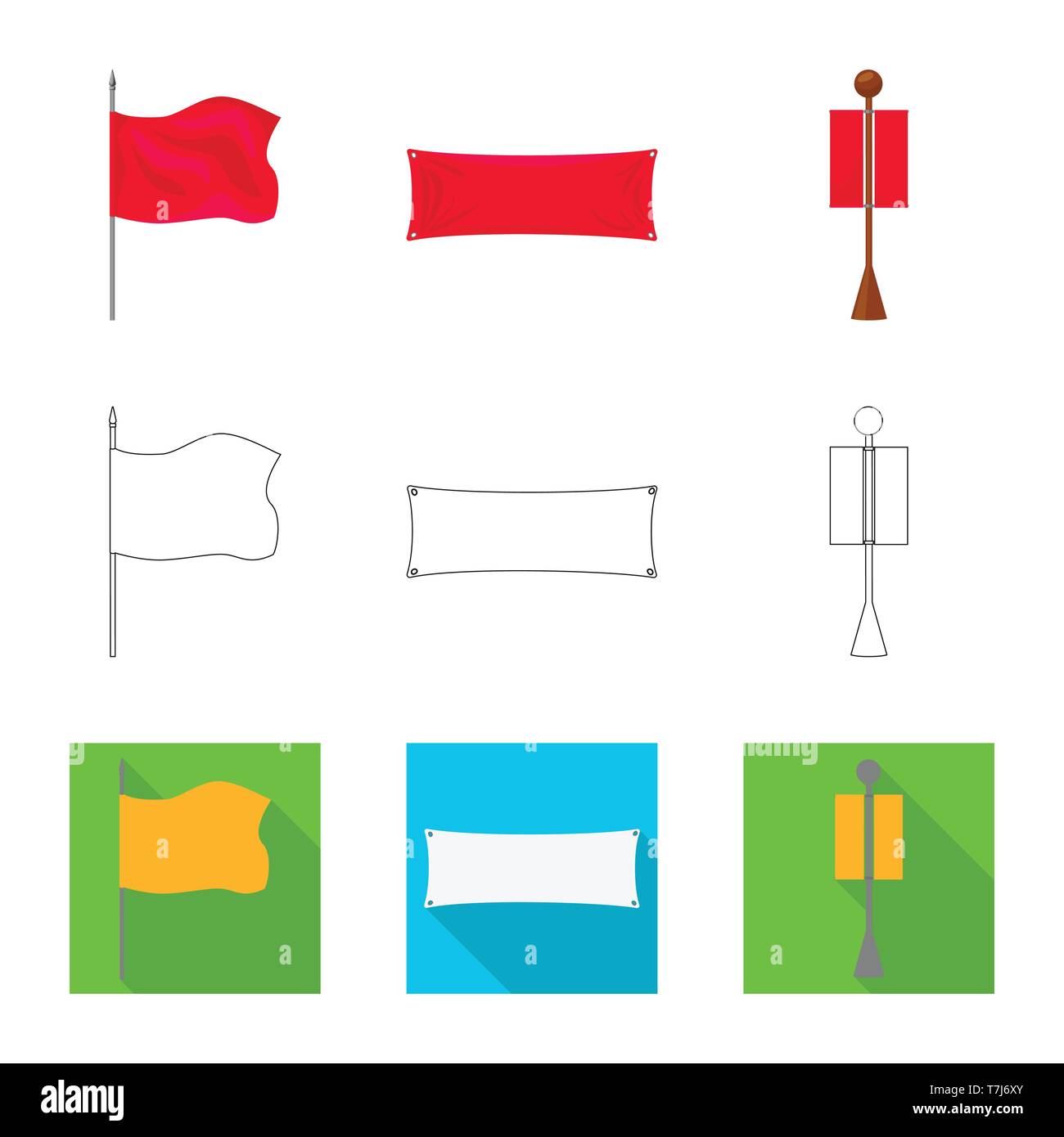 Vector illustration of texture and presentation logo. Collection of ...