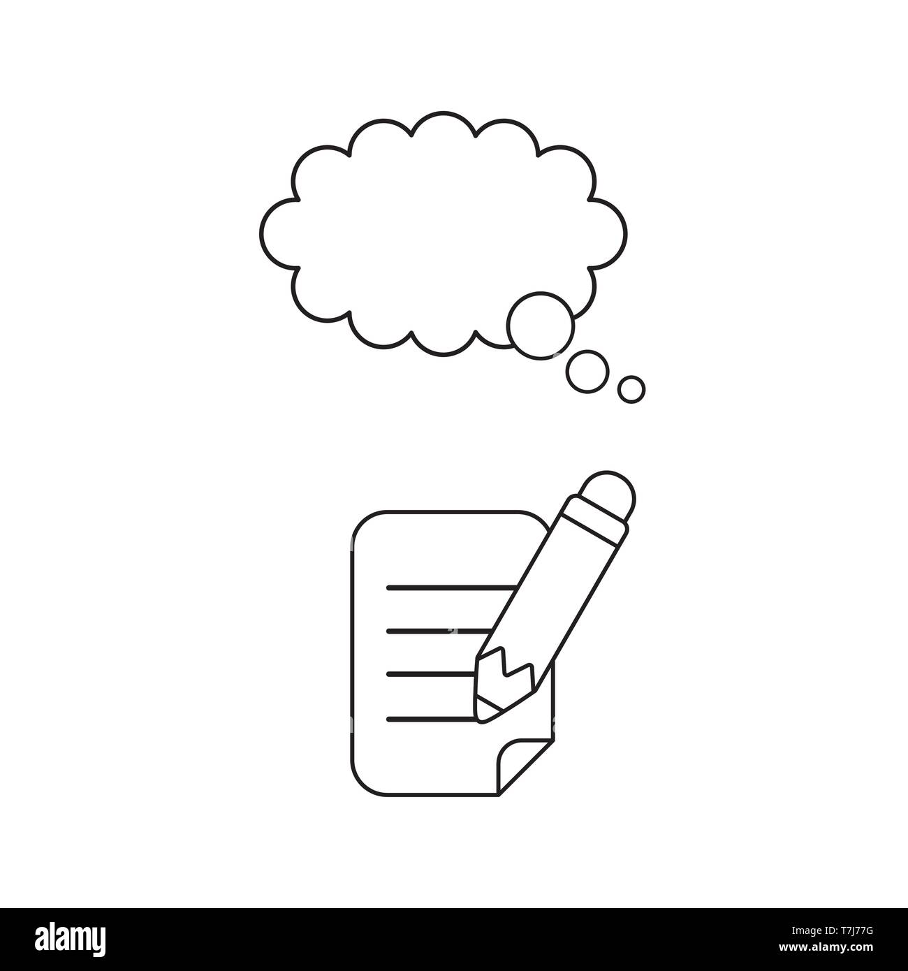 Paragraph writing Stock Vector Images - Alamy