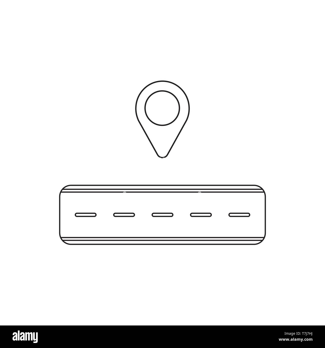 Highway marker Black and White Stock Photos & Images - Alamy