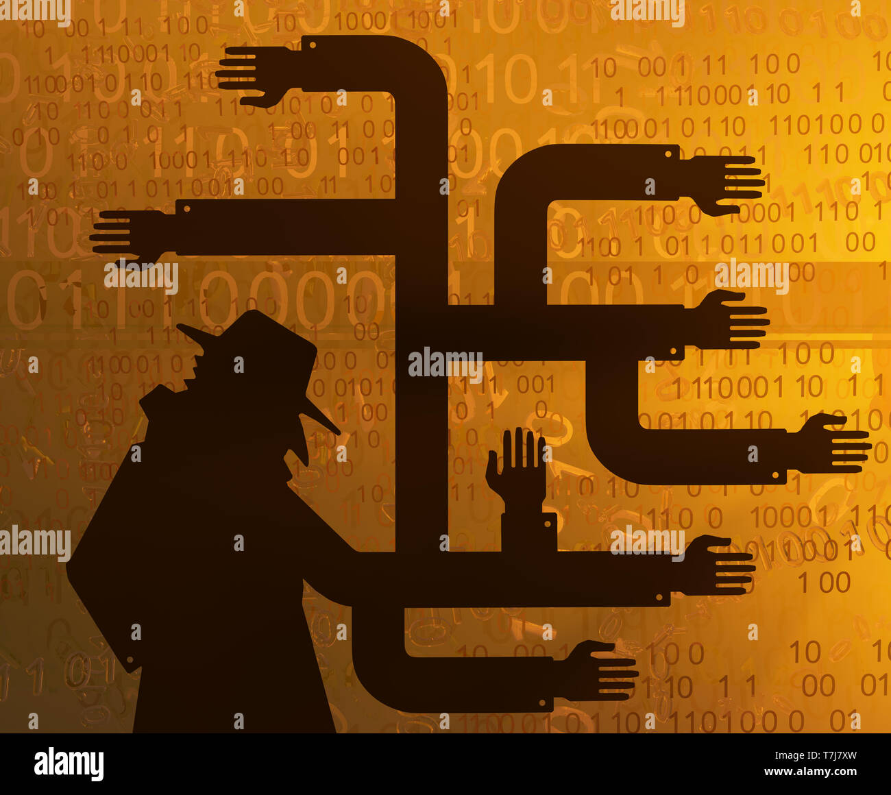Secret hacker hi-res stock photography and images - Alamy