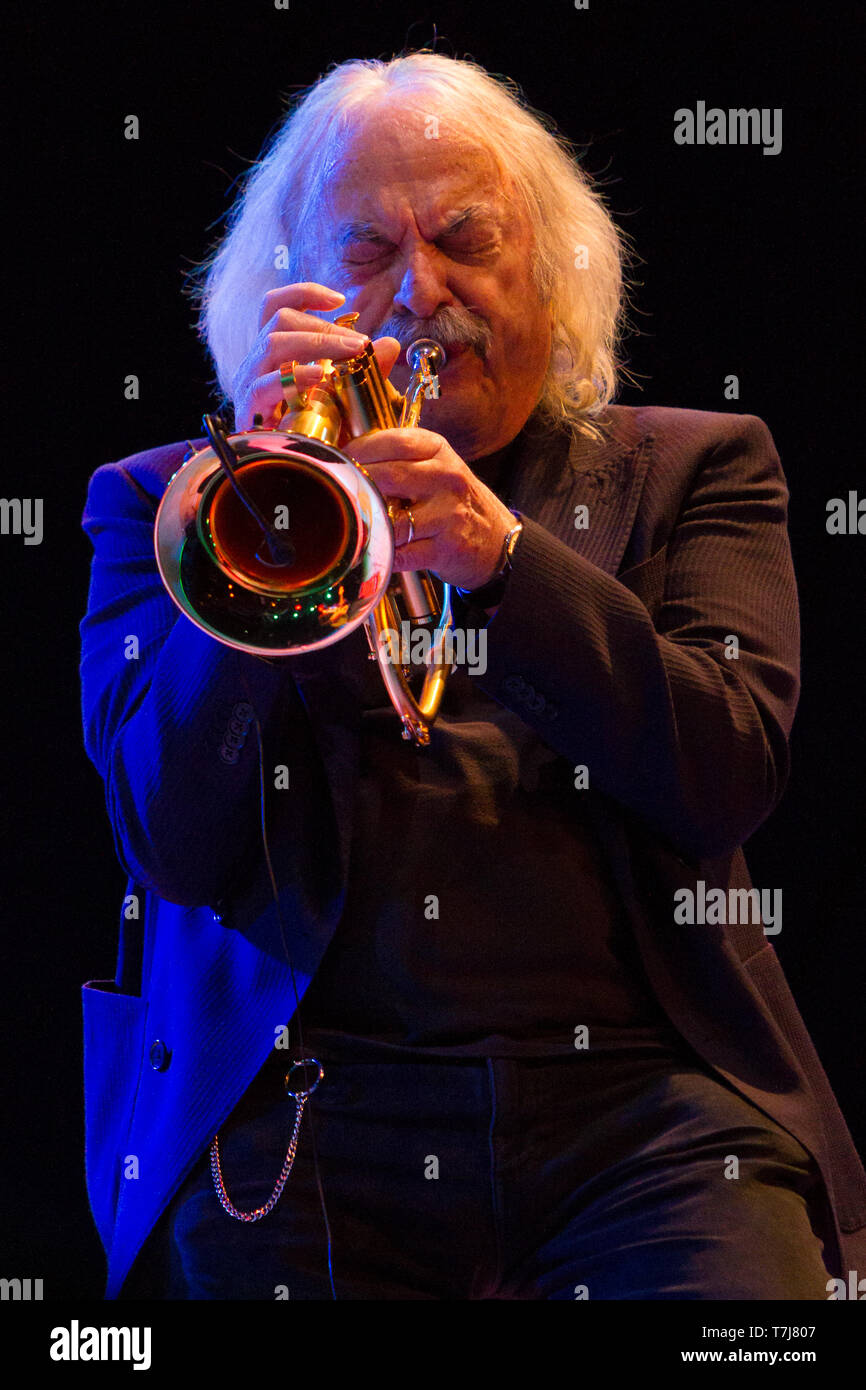Italian jazz trumpeter Enrico Rava in concert at 2019 Torino Jazz ...