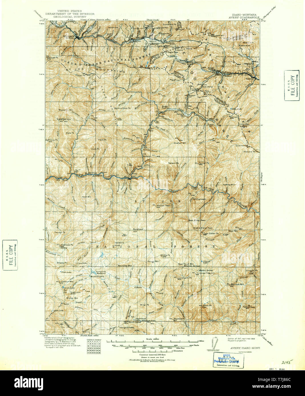 Avery map hi-res stock photography and images - Alamy