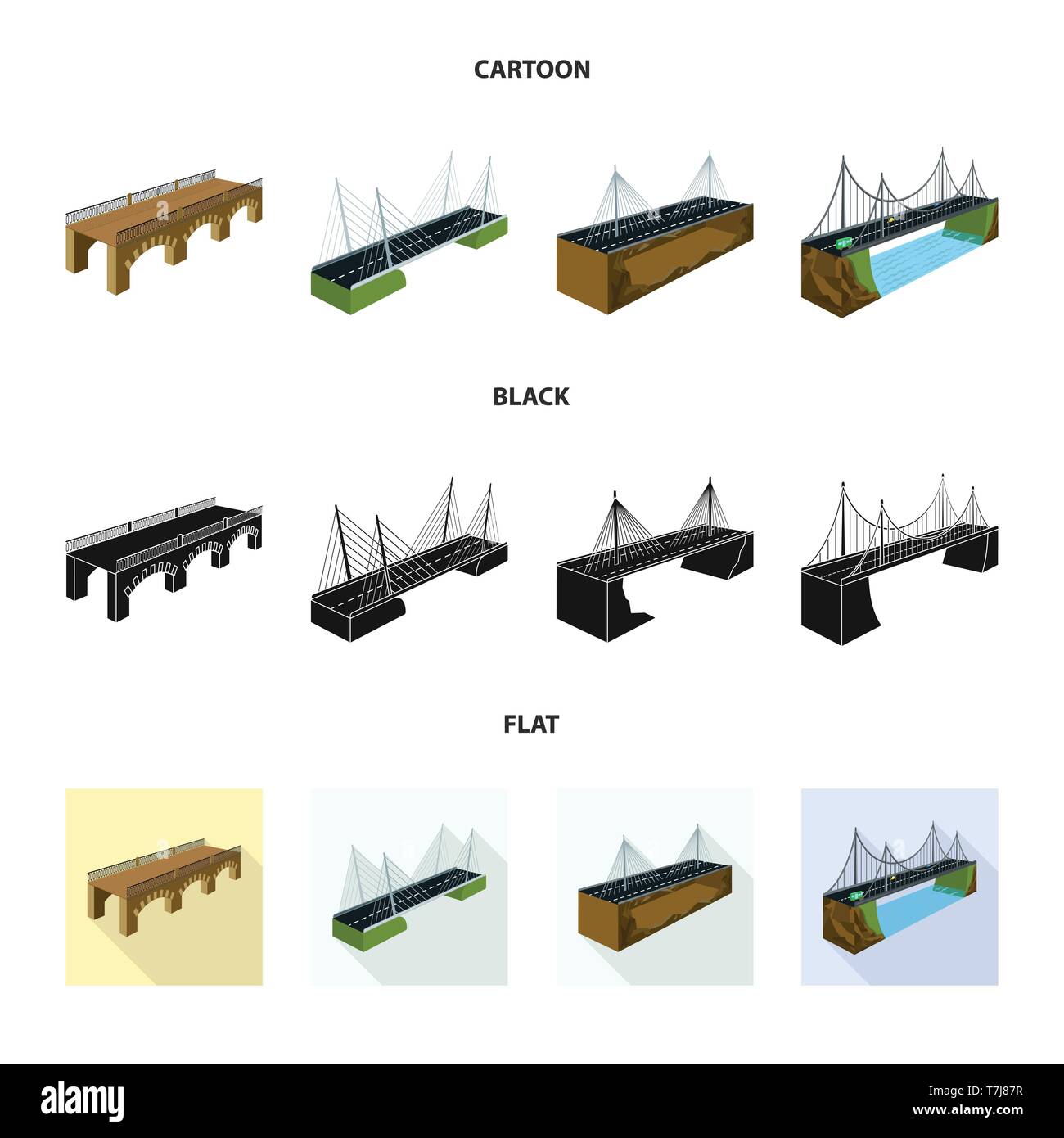 Vector design of connection and design symbol. Set of connection and ...