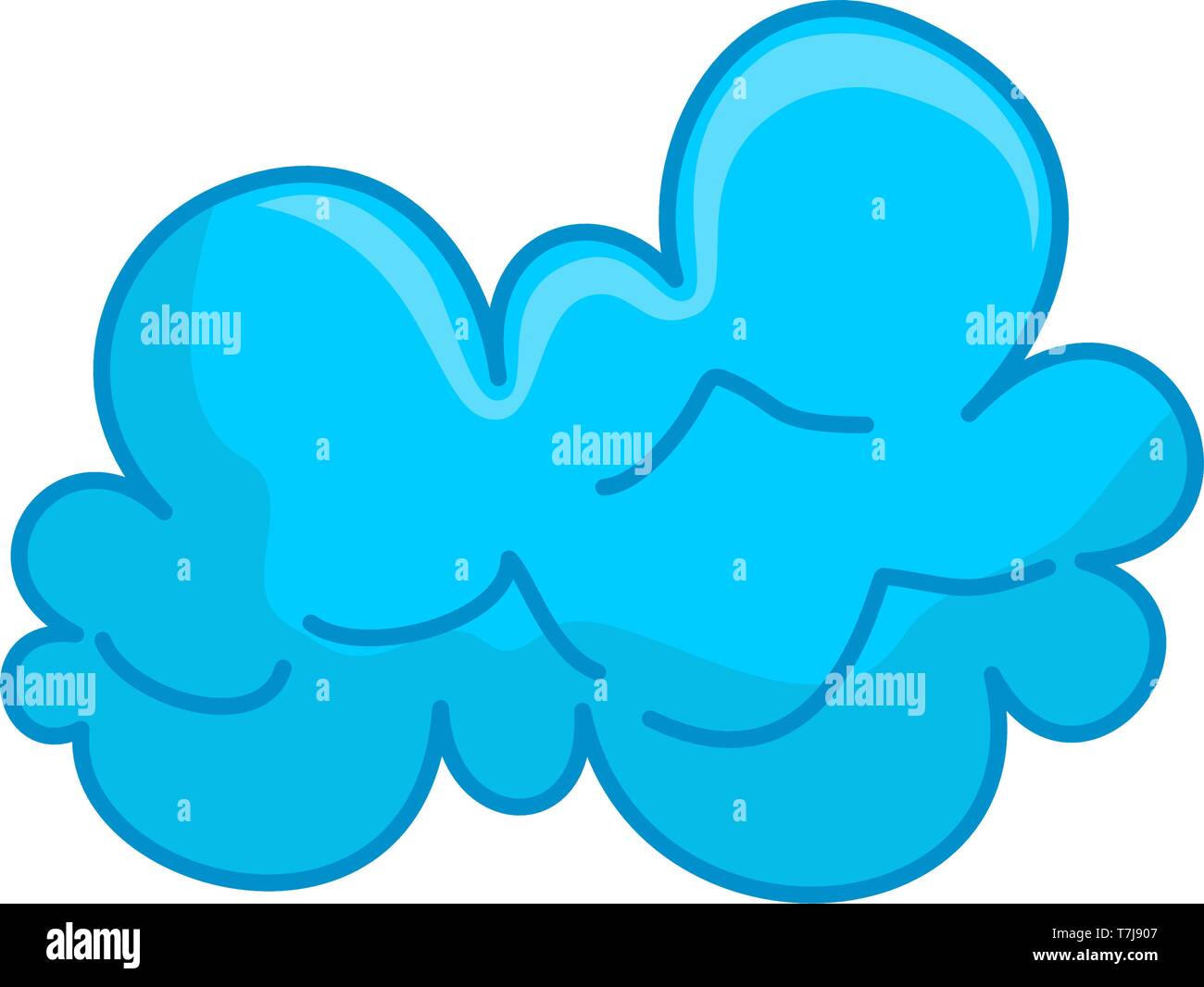 Cloud Blue Design Graphic Template Vector Stock Vector Image & Art - Alamy