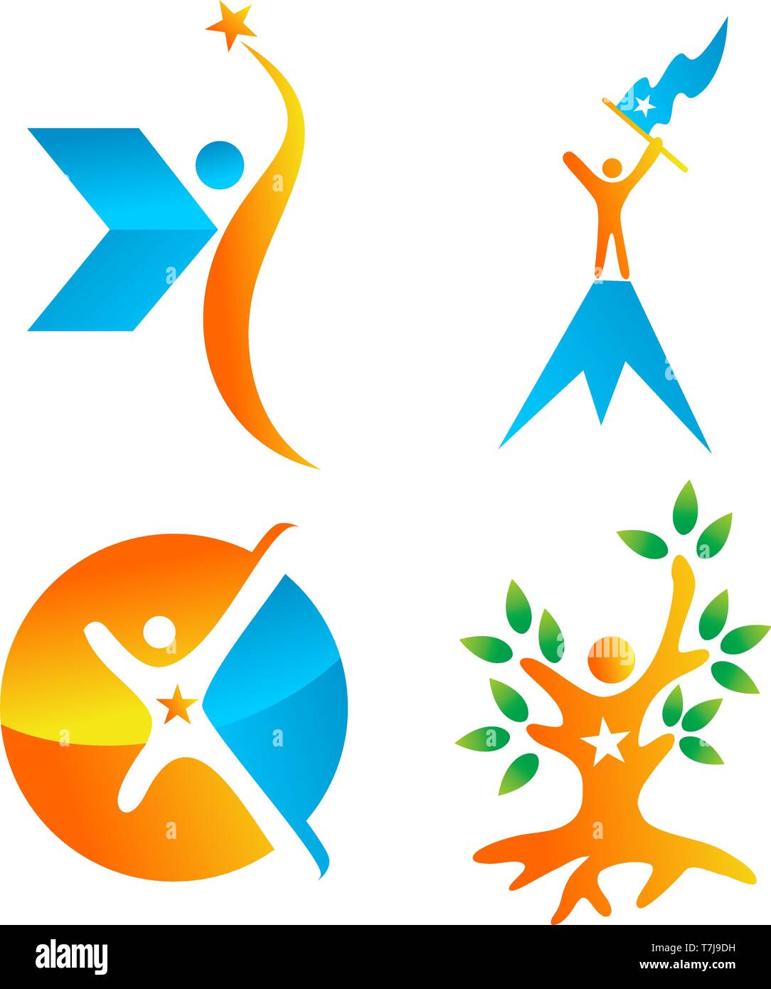 Success Logo Design Graphic Template Vector Stock Vector Image & Art ...