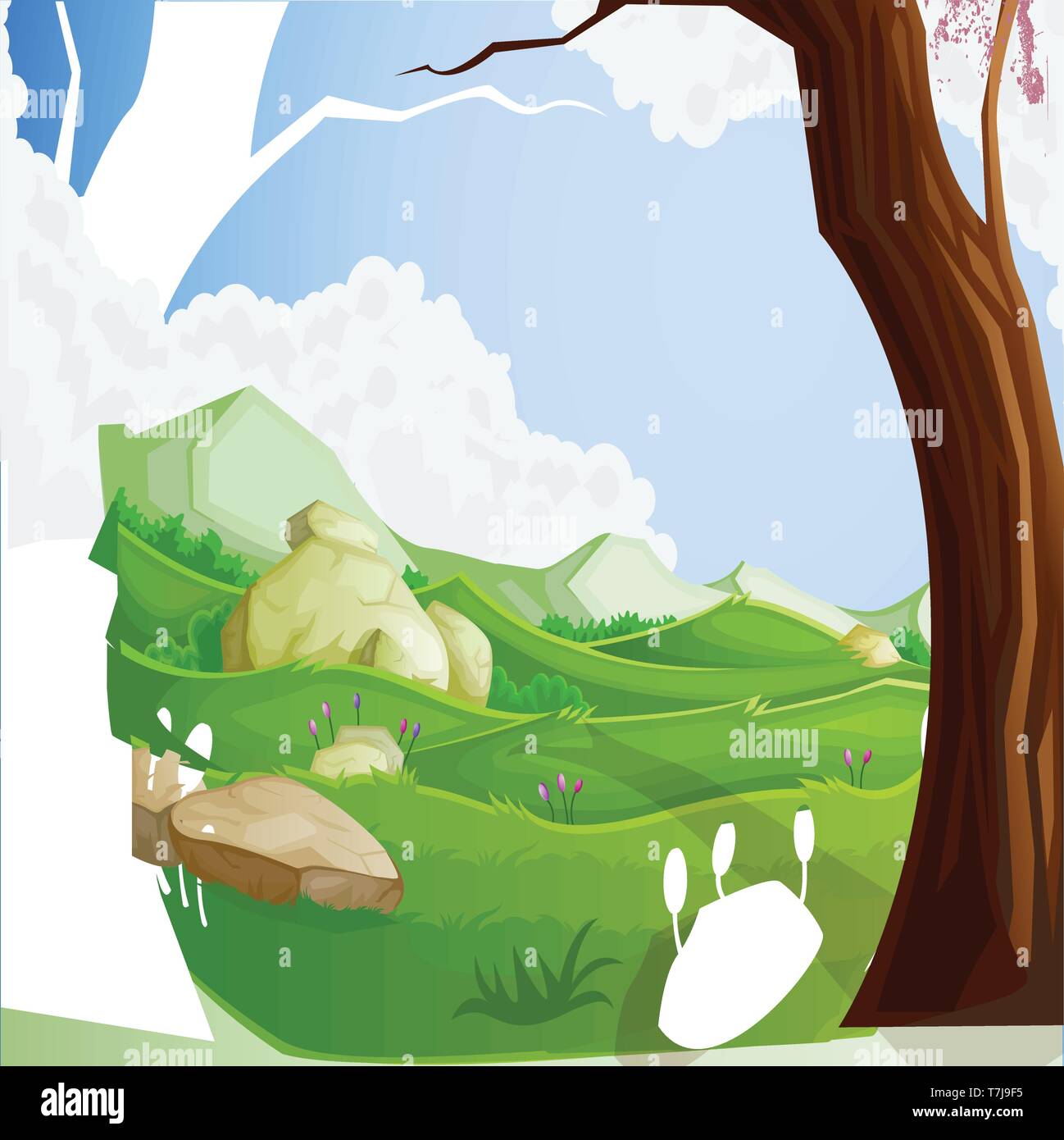 Game 2d Park Landscape High Resolution Stock Photography and Images - Alamy