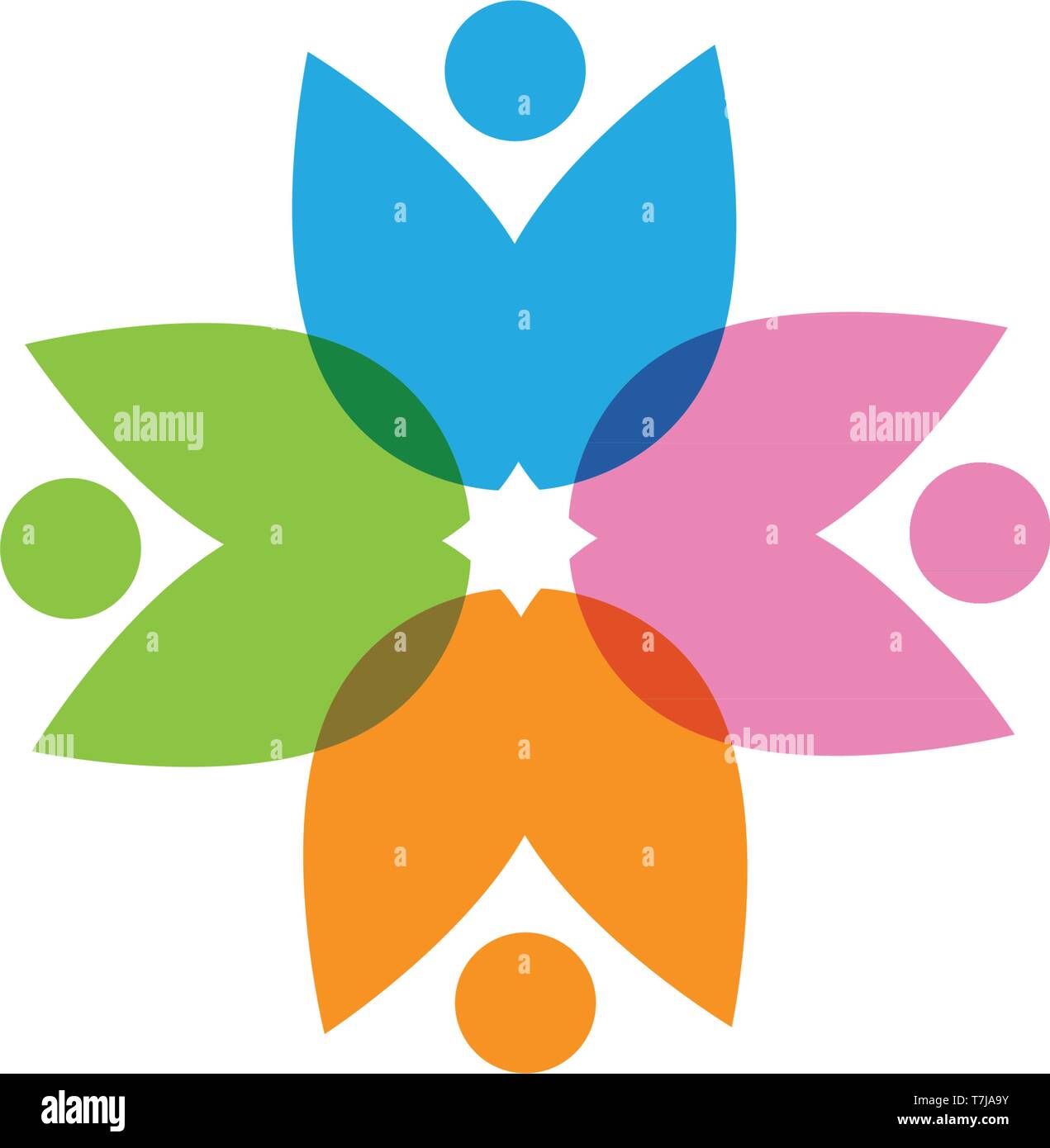 Community ONION people care logo and symbols template Stock Vector ...