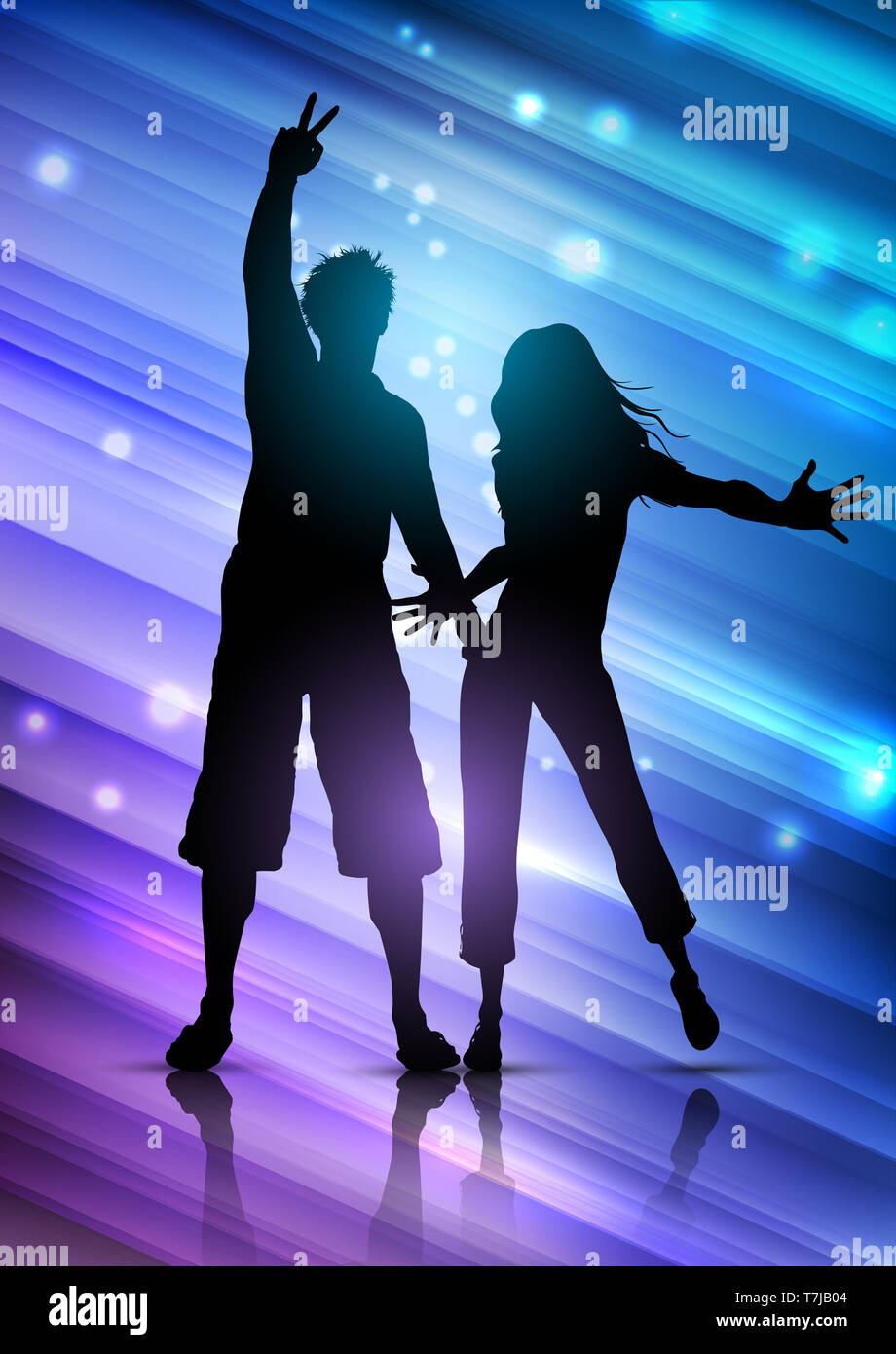 Abstract couple dancing hi-res stock photography and images - Alamy