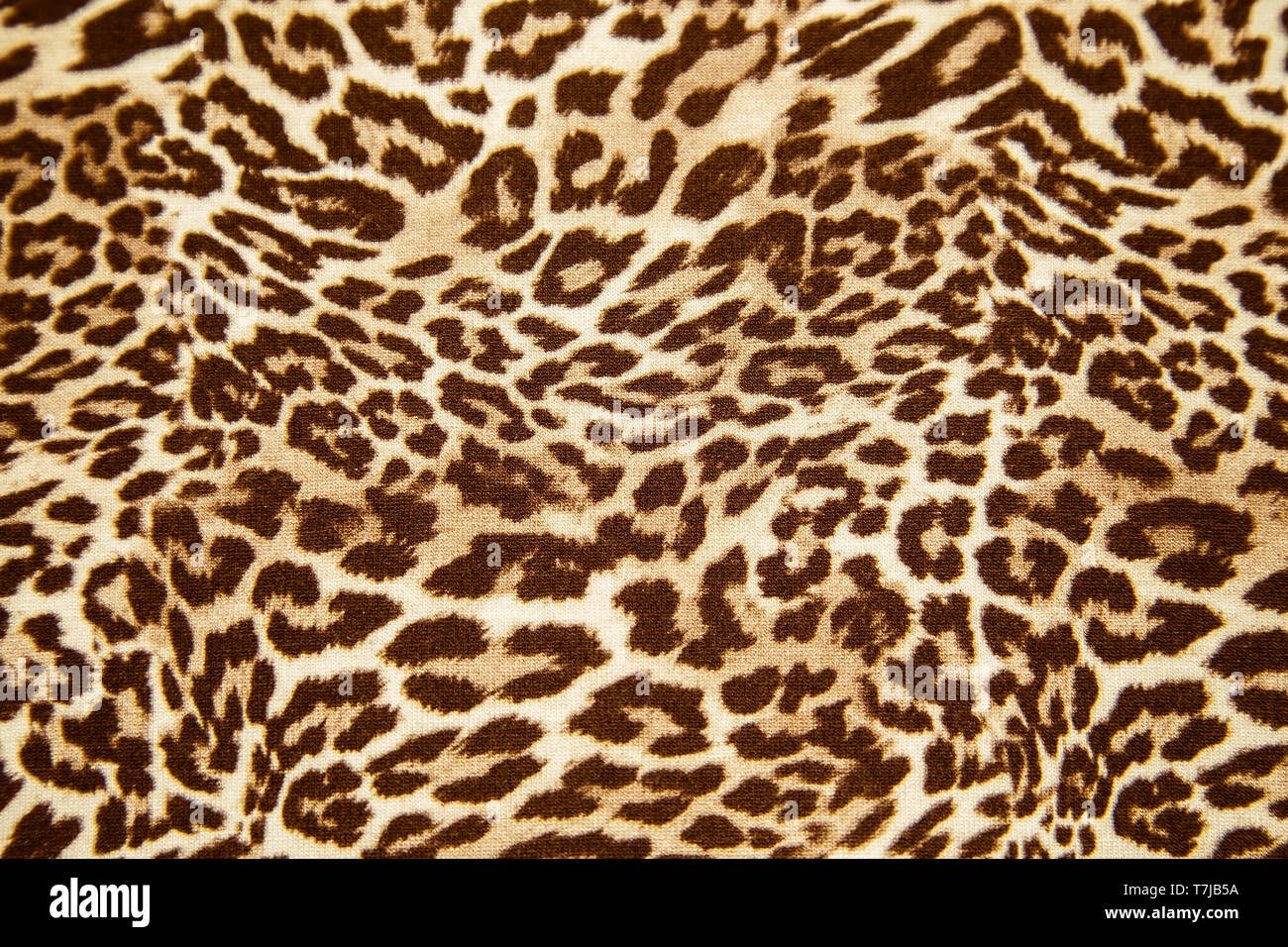 Brown Leopard Print Background