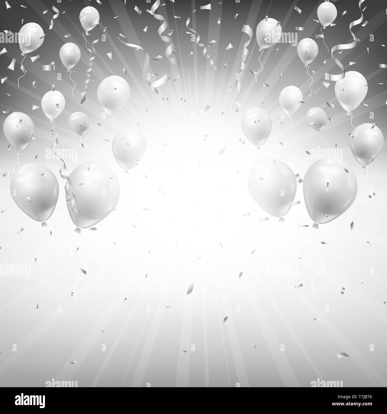 Silver Confetti Background