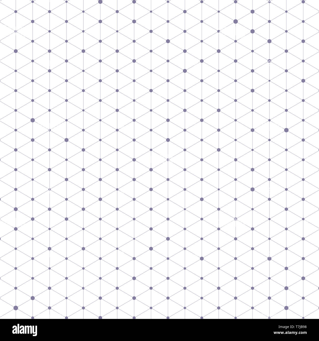 Triangular pattern background with connecting lines and dots Stock ...