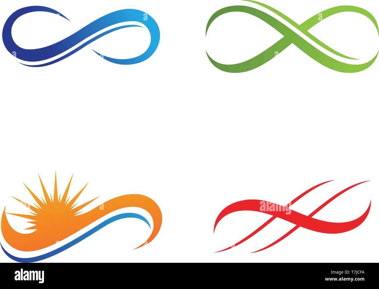 infinity logo and symbol template icons app Stock Vector Image & Art ...