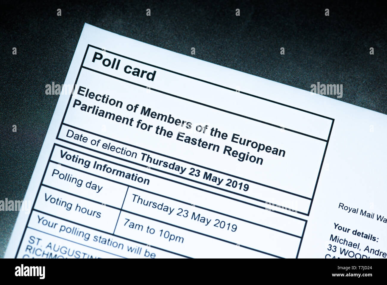 Polling card eu hi-res stock photography and images - Alamy