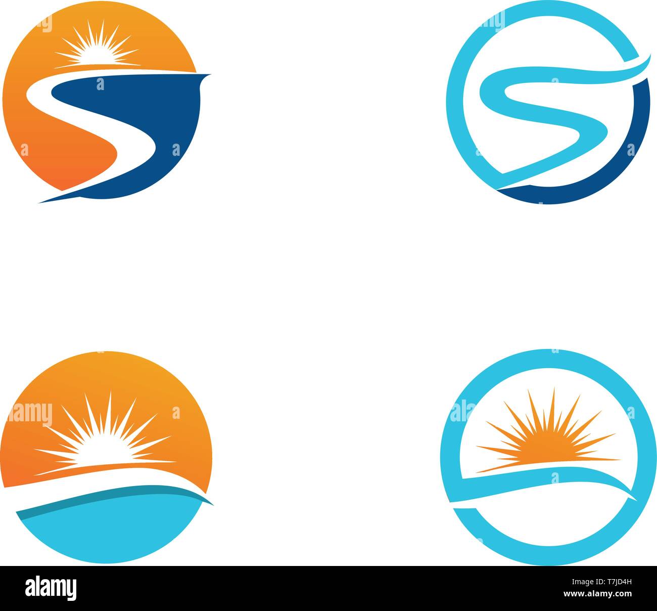 Flow rocky Stock Vector Images - Alamy