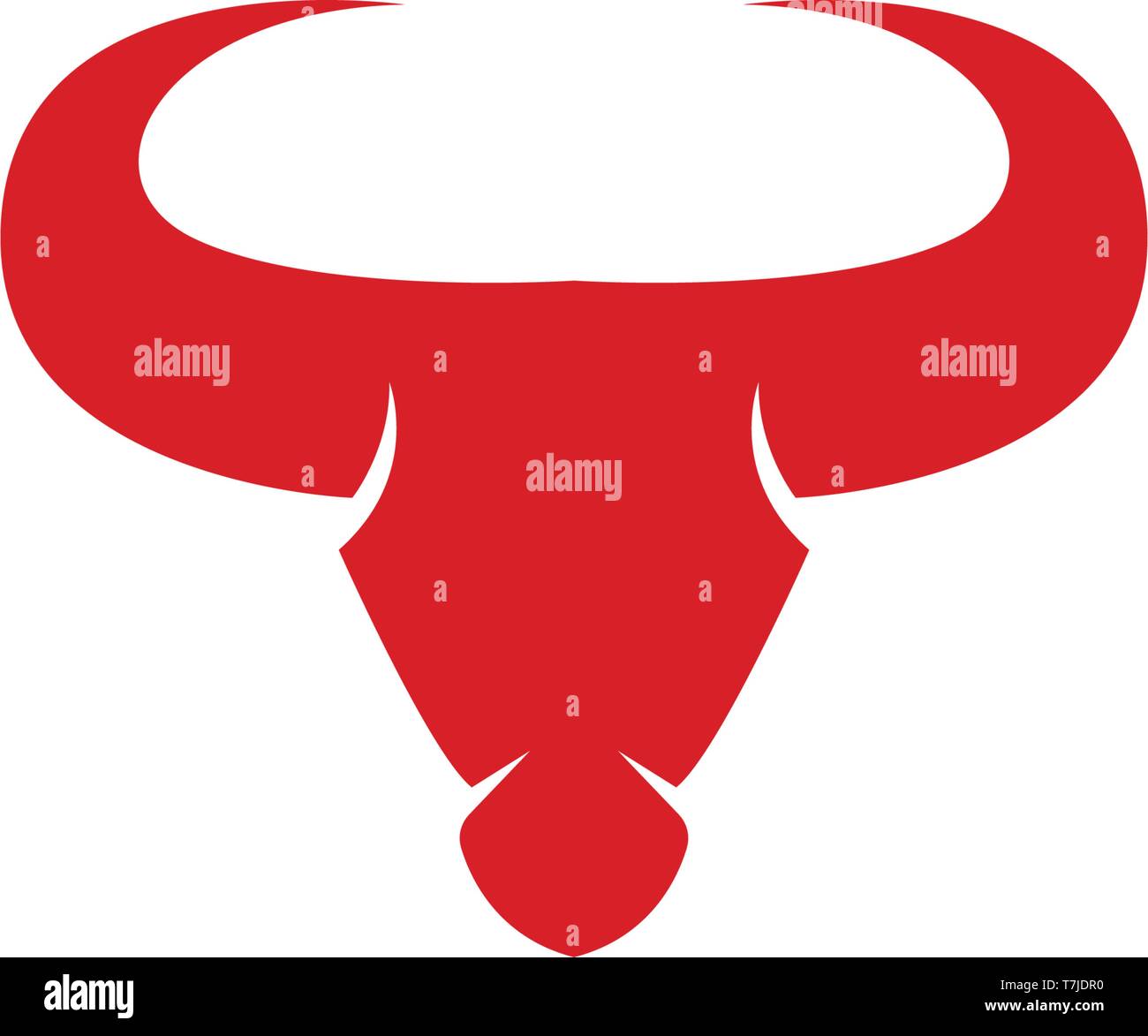 Bull Taurus Logo Template vector icon illustration Stock Vector Image ...