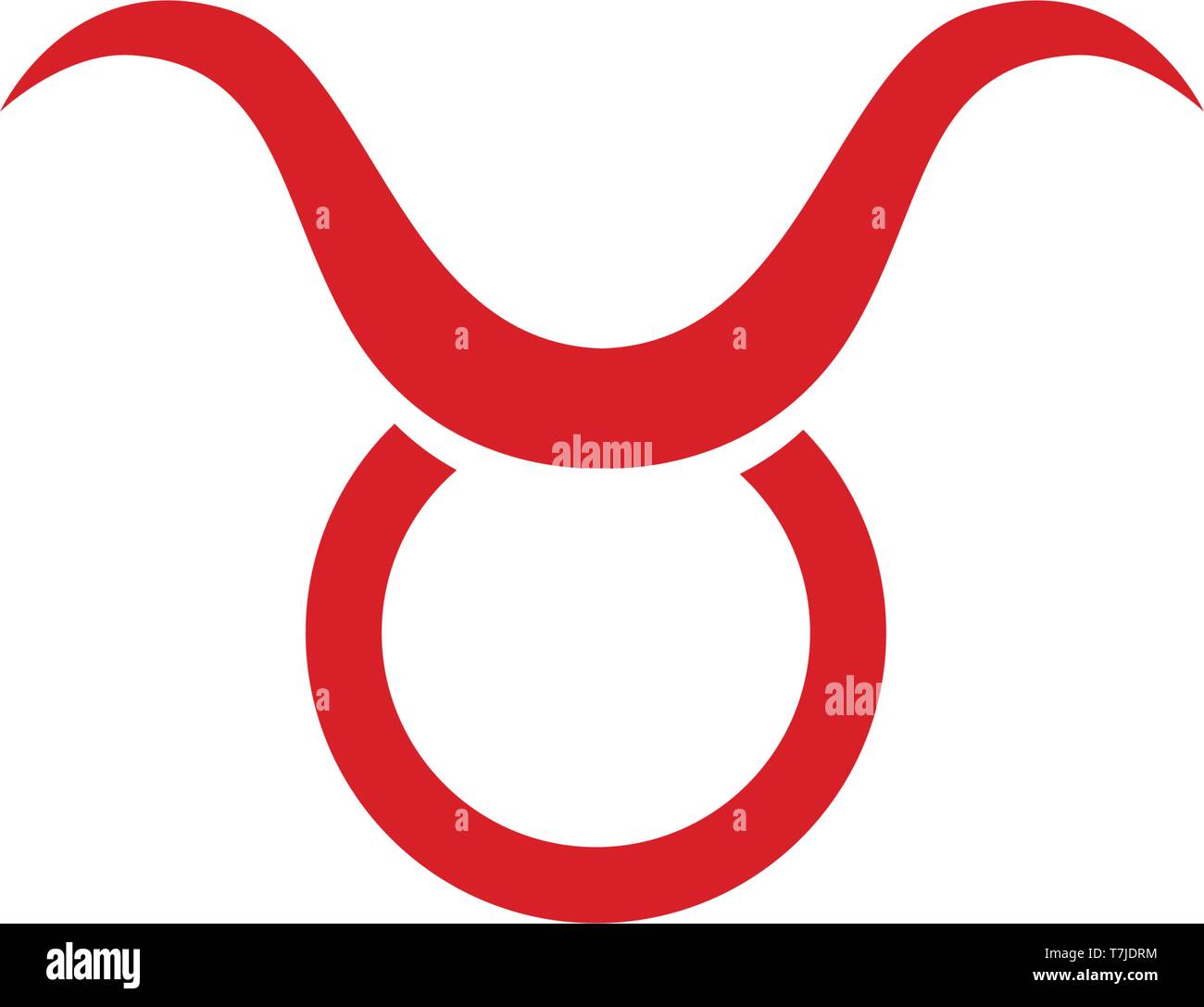 Bull Taurus Logo Template vector icon illustration Stock Vector Image ...