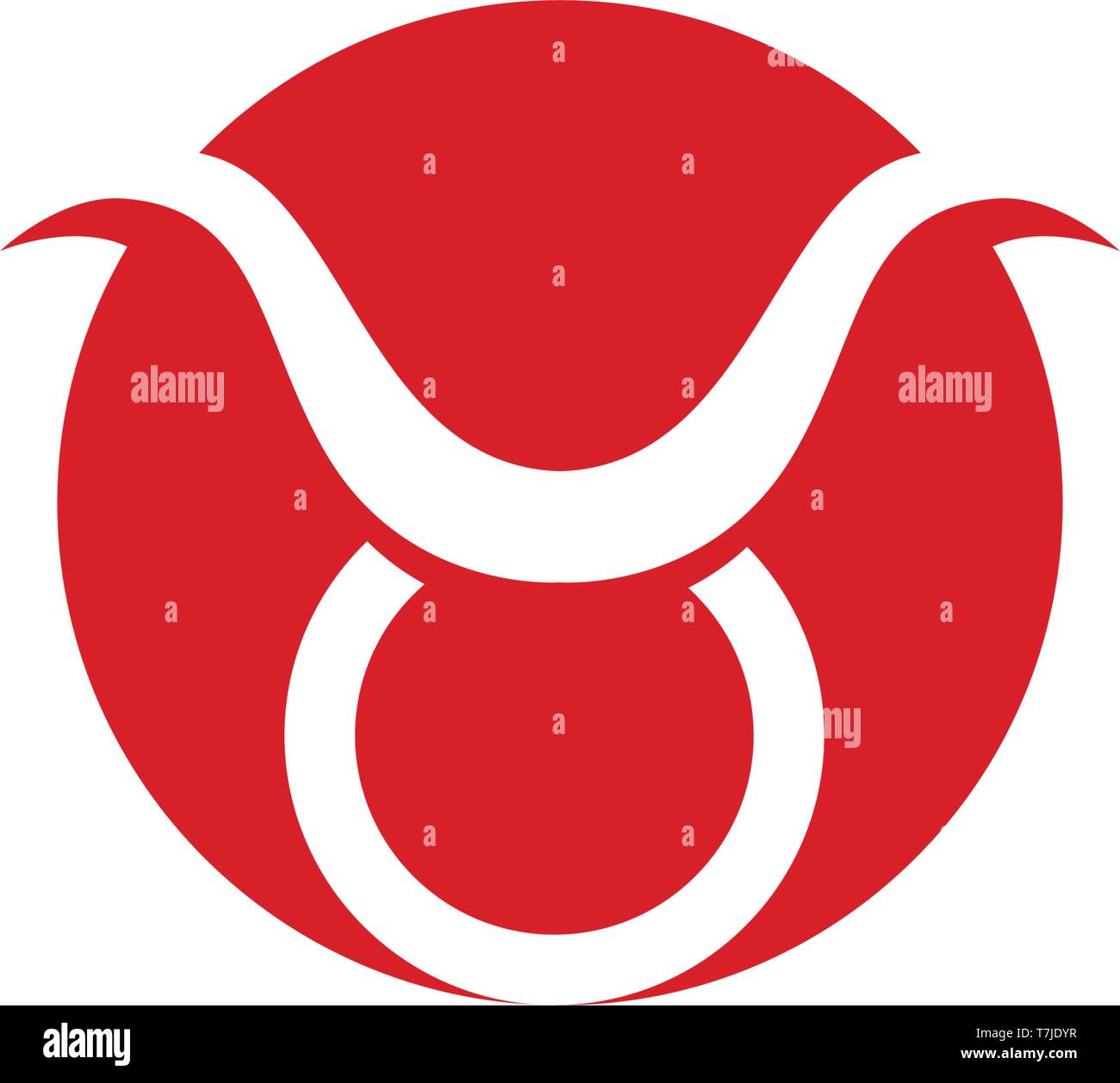 Bull Taurus Logo Template vector icon illustration Stock Vector Image ...