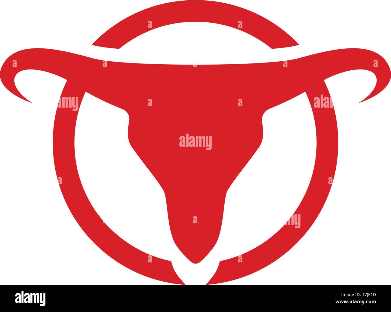 Bull Taurus Logo Template vector icon illustration Stock Vector Image ...