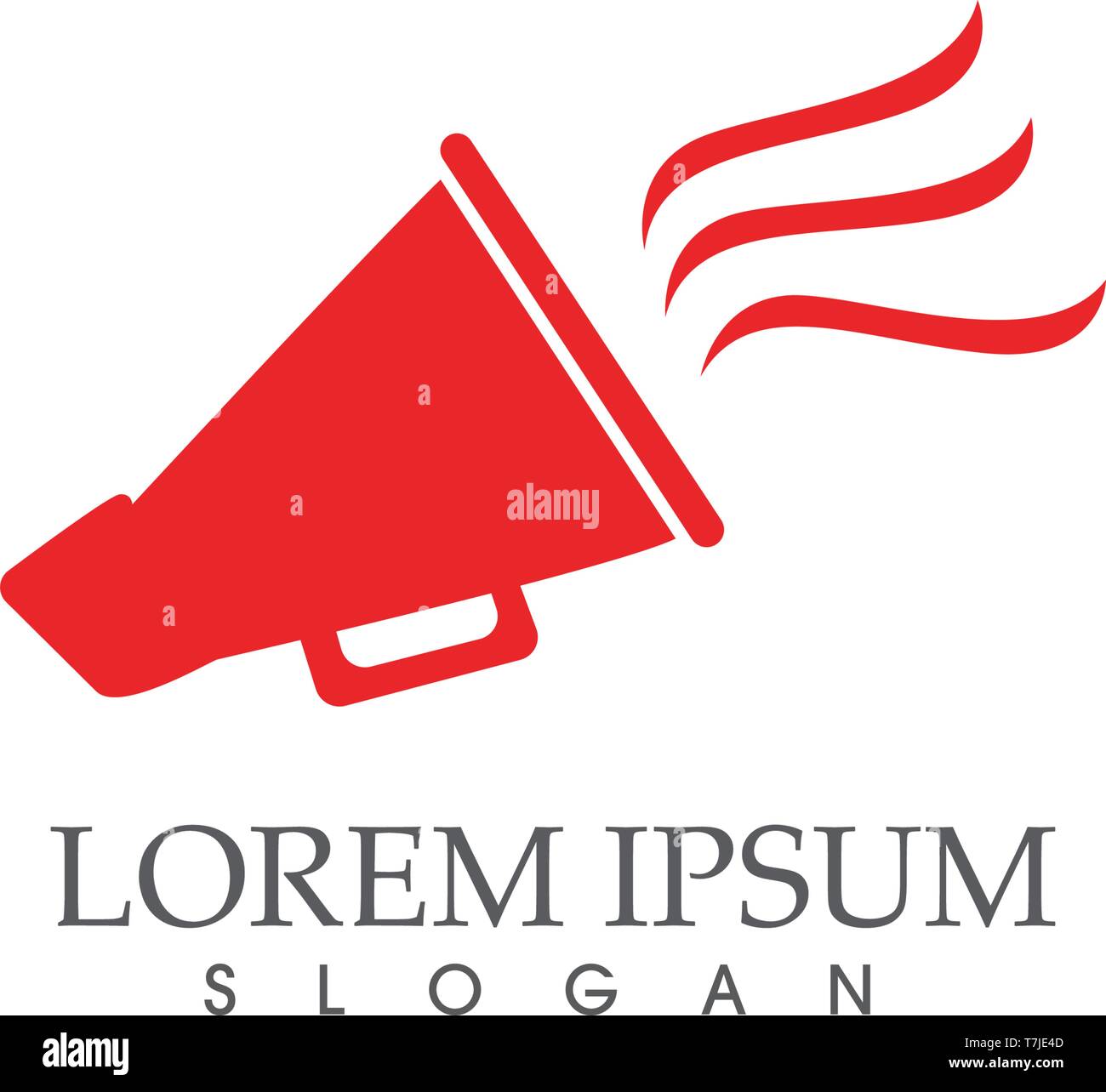 megaphone vector icon Stock Vector Image & Art - Alamy
