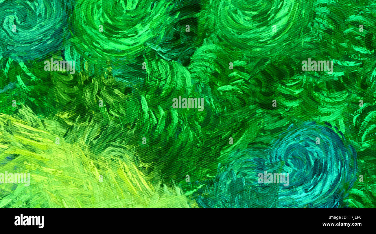 Impressionism wall art print. Vincent Van Gogh style expressionism oil ...