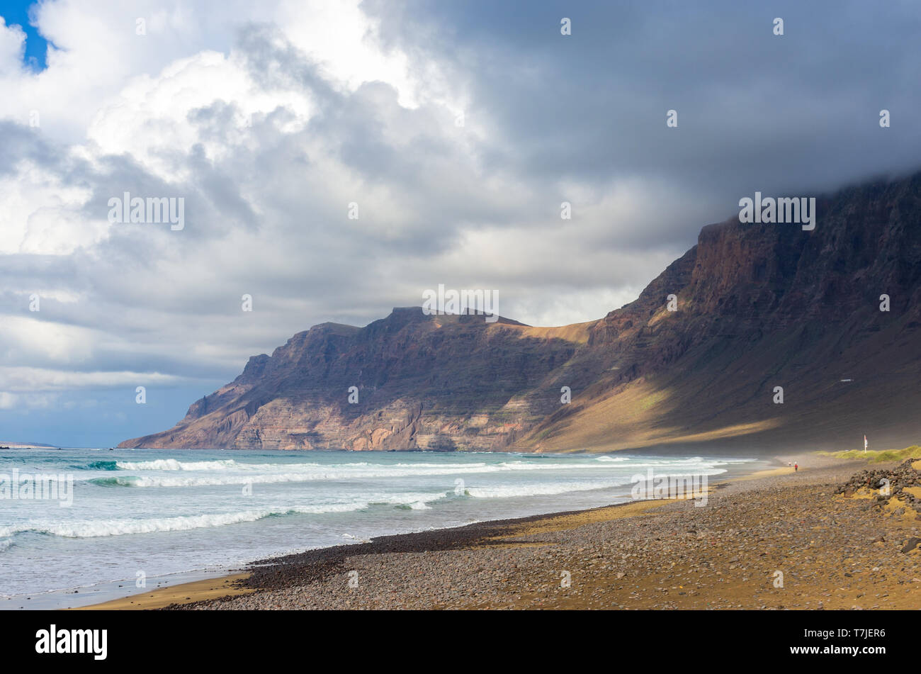 Famara cliffs view hi-res stock photography and images - Alamy
