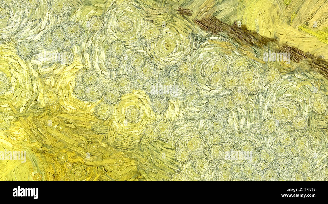 Impressionism wall art print. Vincent Van Gogh style expressionism oil ...