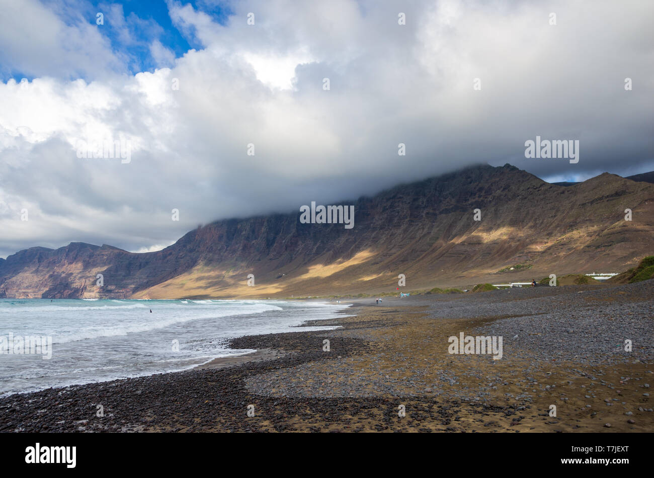 Famara cliffs view hi-res stock photography and images - Alamy