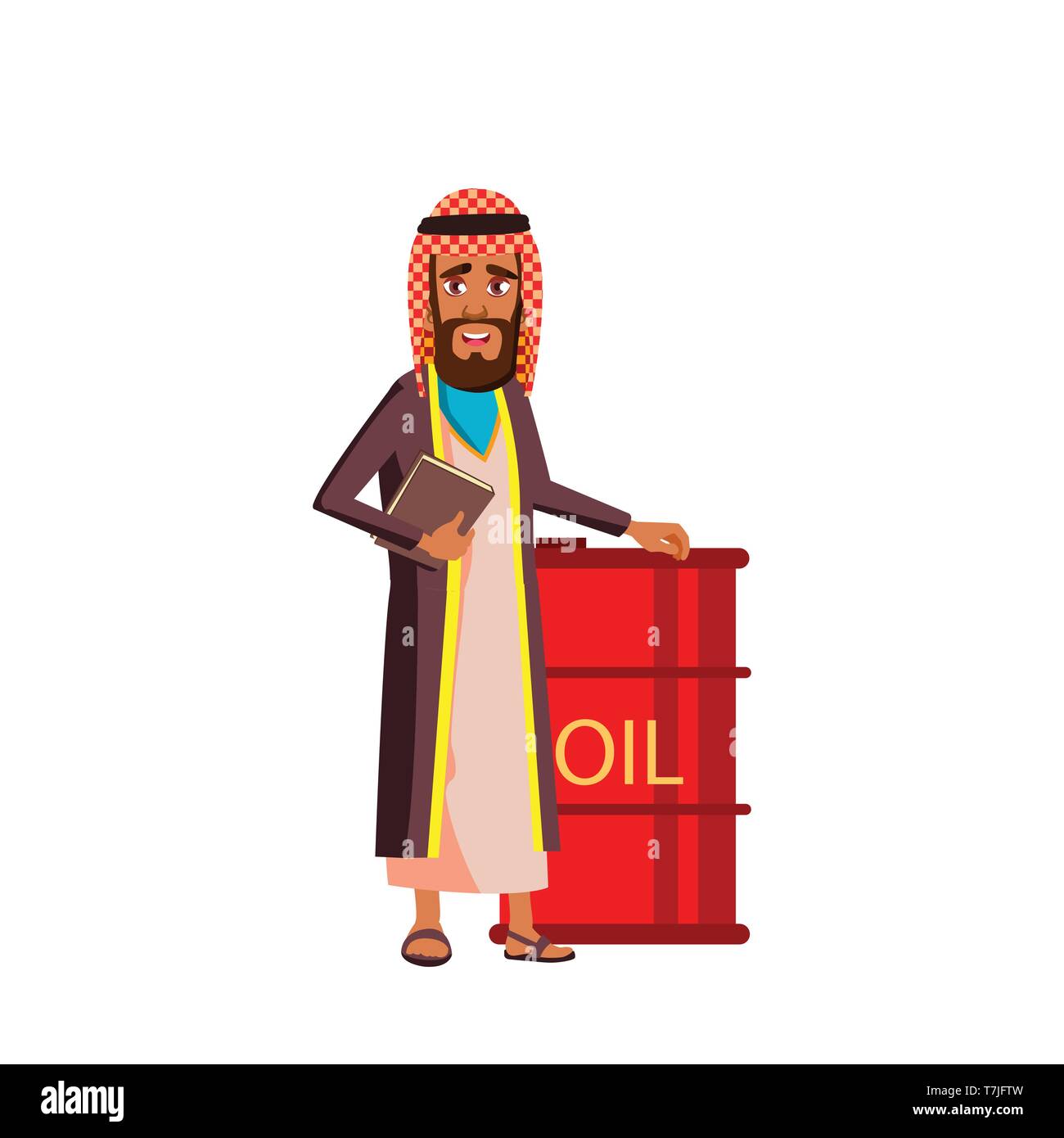 Arab, Muslim Old Man Vector. Elderly People. Senior Person. Aged ...