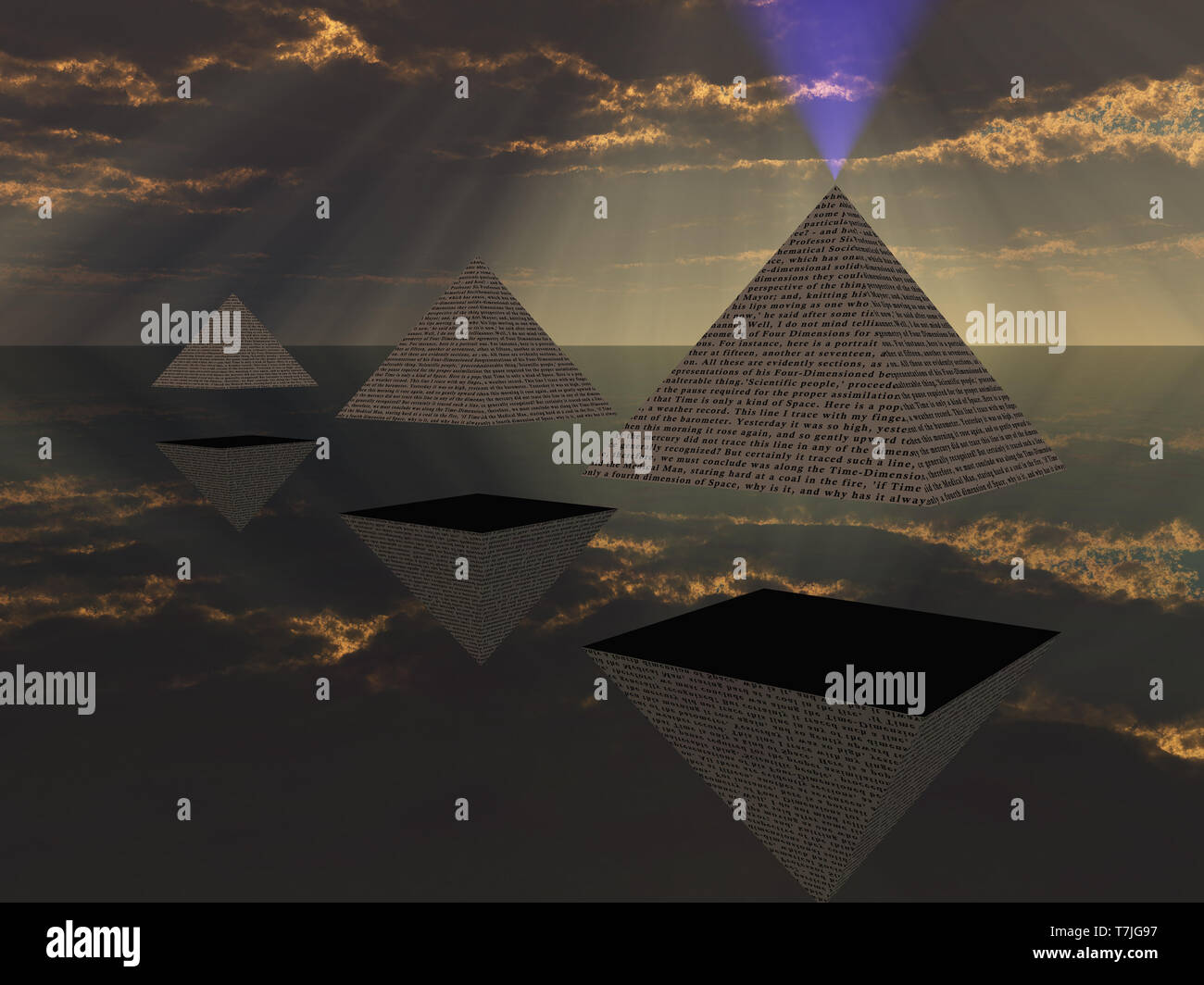 Inverted pyramids hi-res stock photography and images - Alamy
