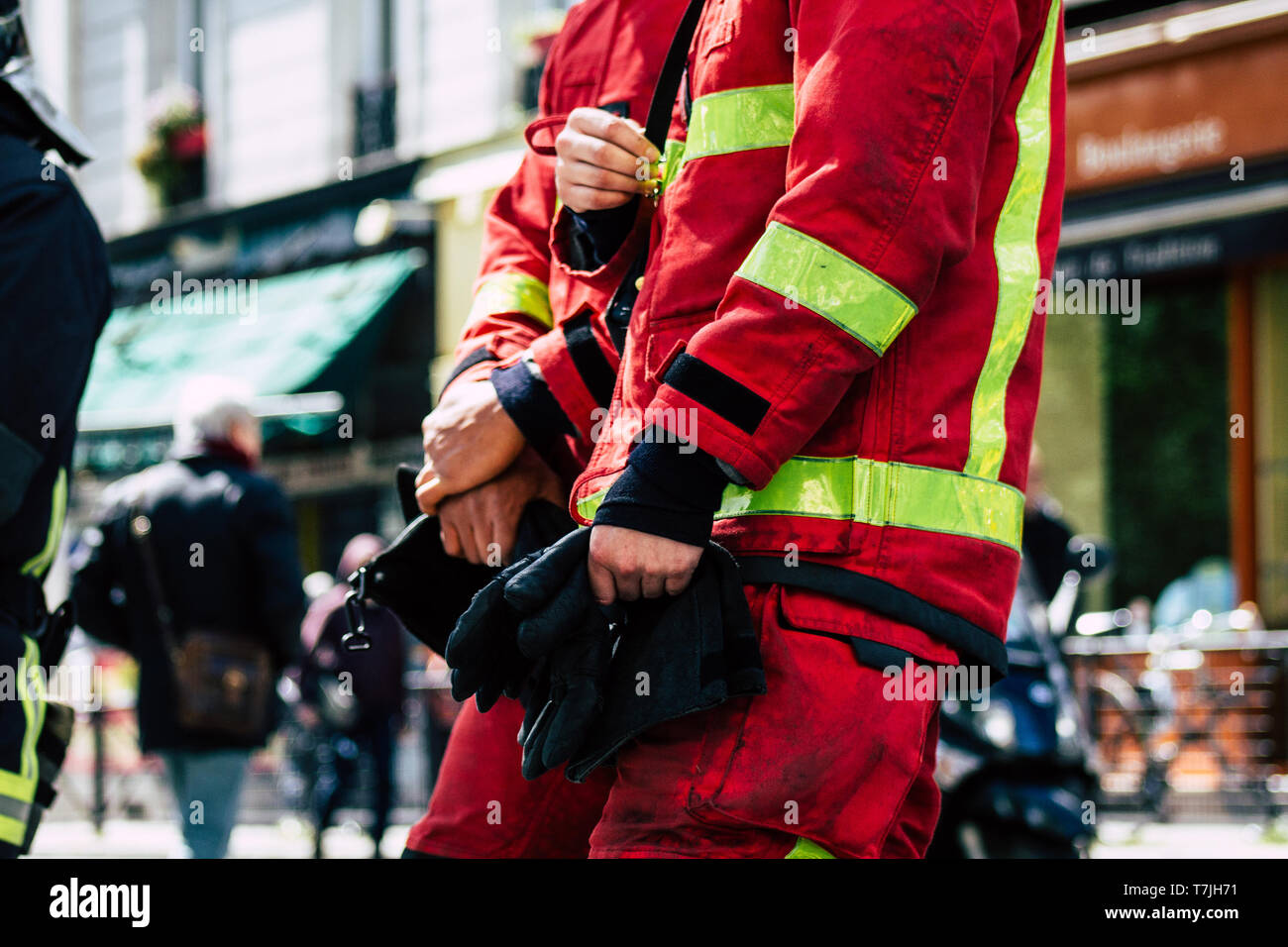 Old firefighter helmets hi-res stock photography and images - Alamy