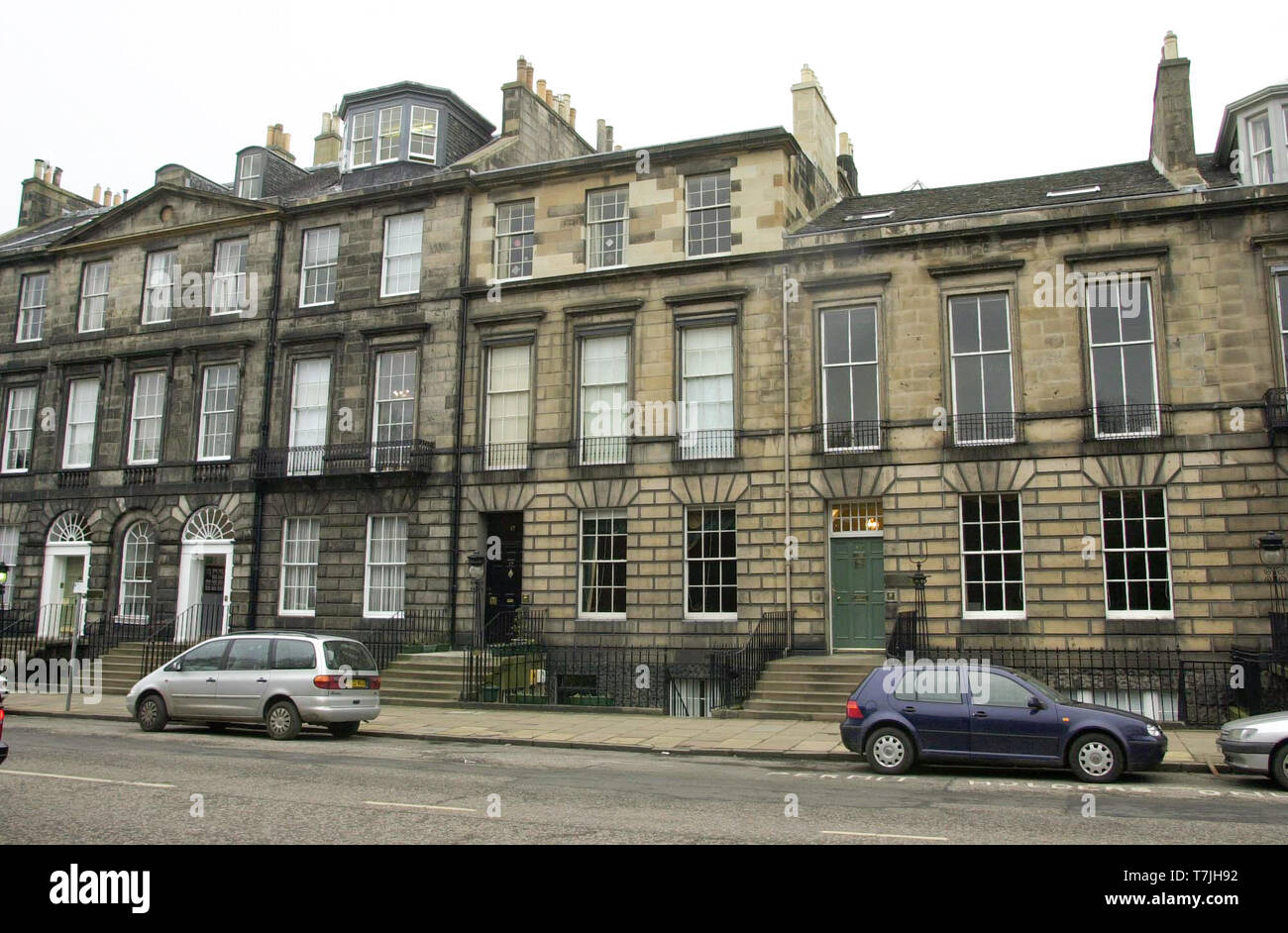 17 Heriot Row, Edinburgh, Scotland, UK the former home of famous writer ...