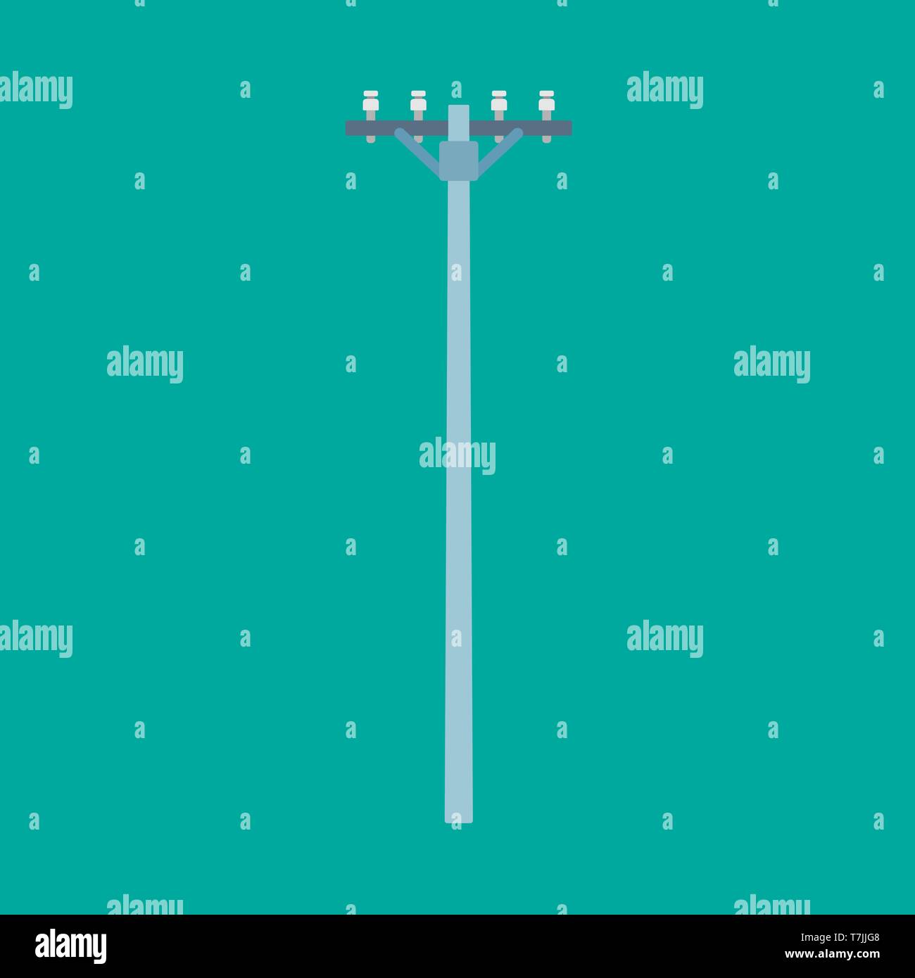 Old Telegraph Pole Stock Vector Images - Alamy