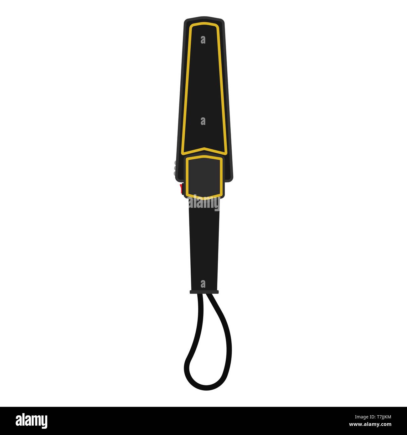 Metal scanner vector icon. Airport detector security gate check ...