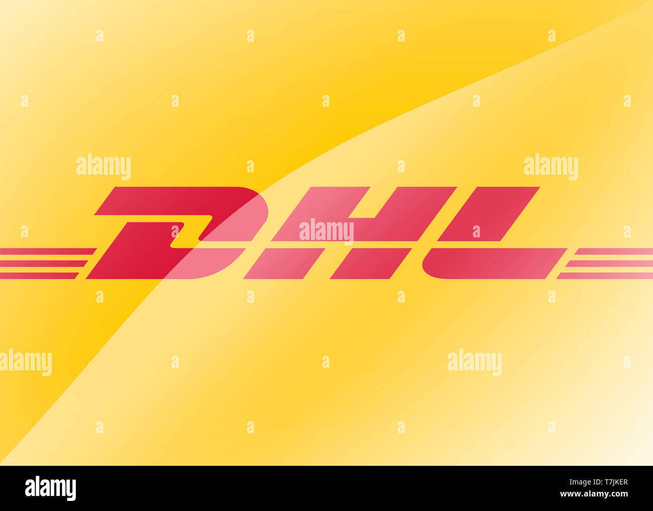 Dhl logotype hi-res stock photography and images - Alamy