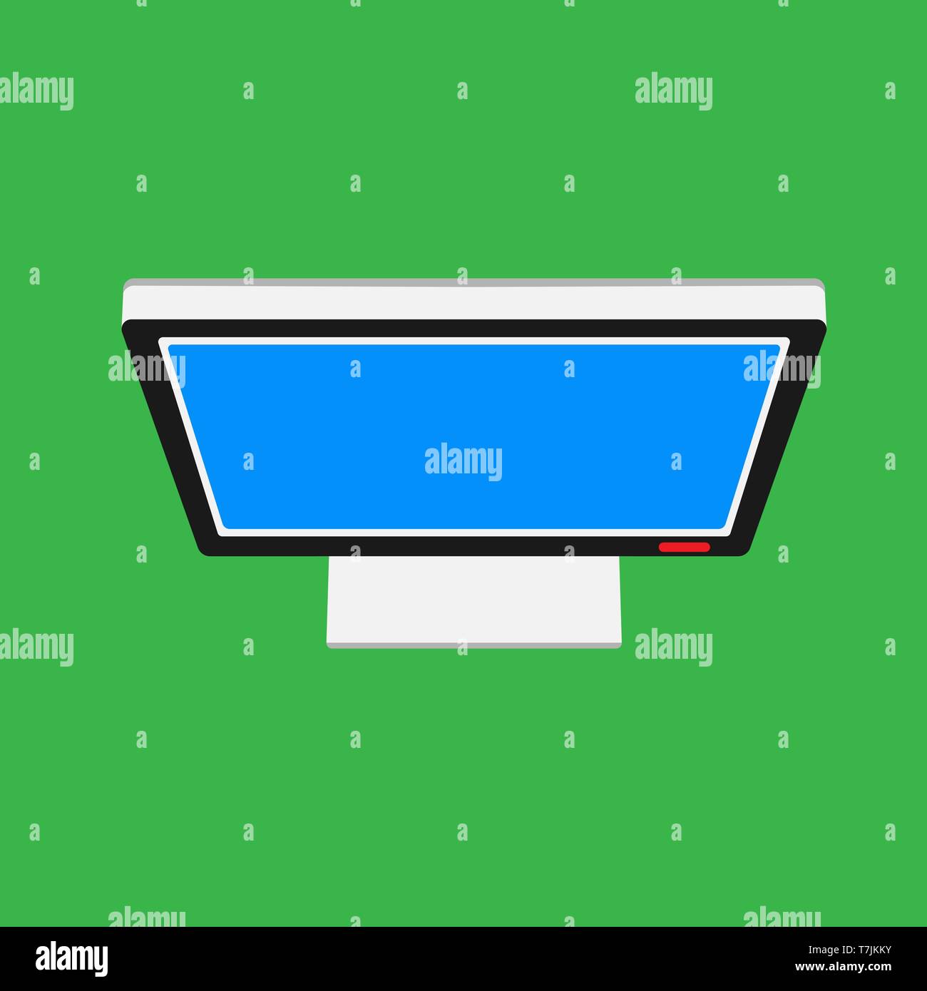 Cartoon Screen Computer Display Equipment High Resolution Stock ...