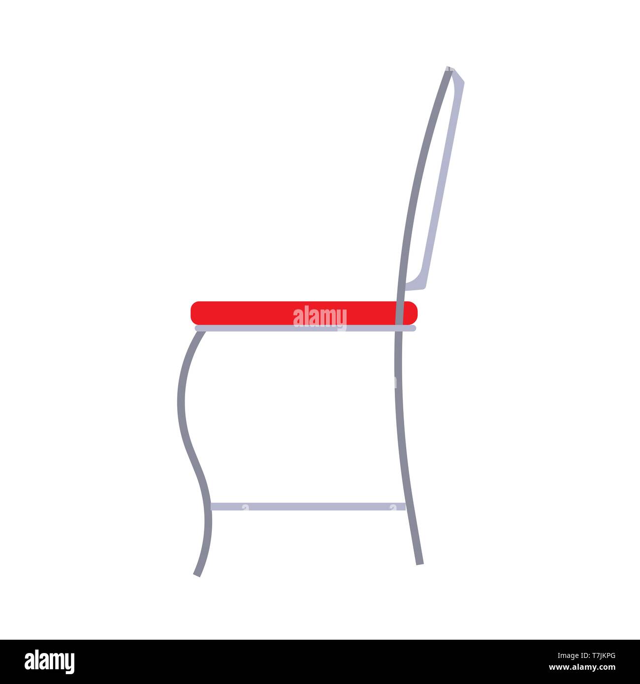 Chair side empty Stock Vector Images - Alamy
