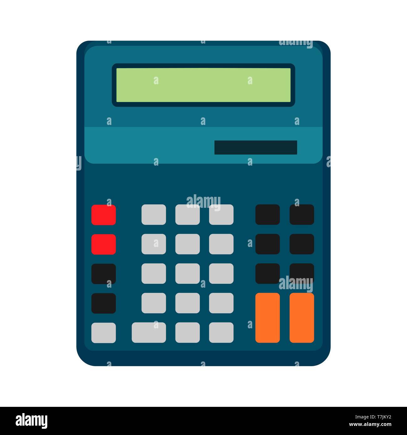 Calculator business vector illustration icon design isolated. Button ...